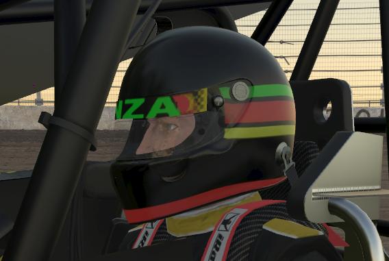 Ian "Bonza" Bradford Helmet by Toby Coats - Trading Paints