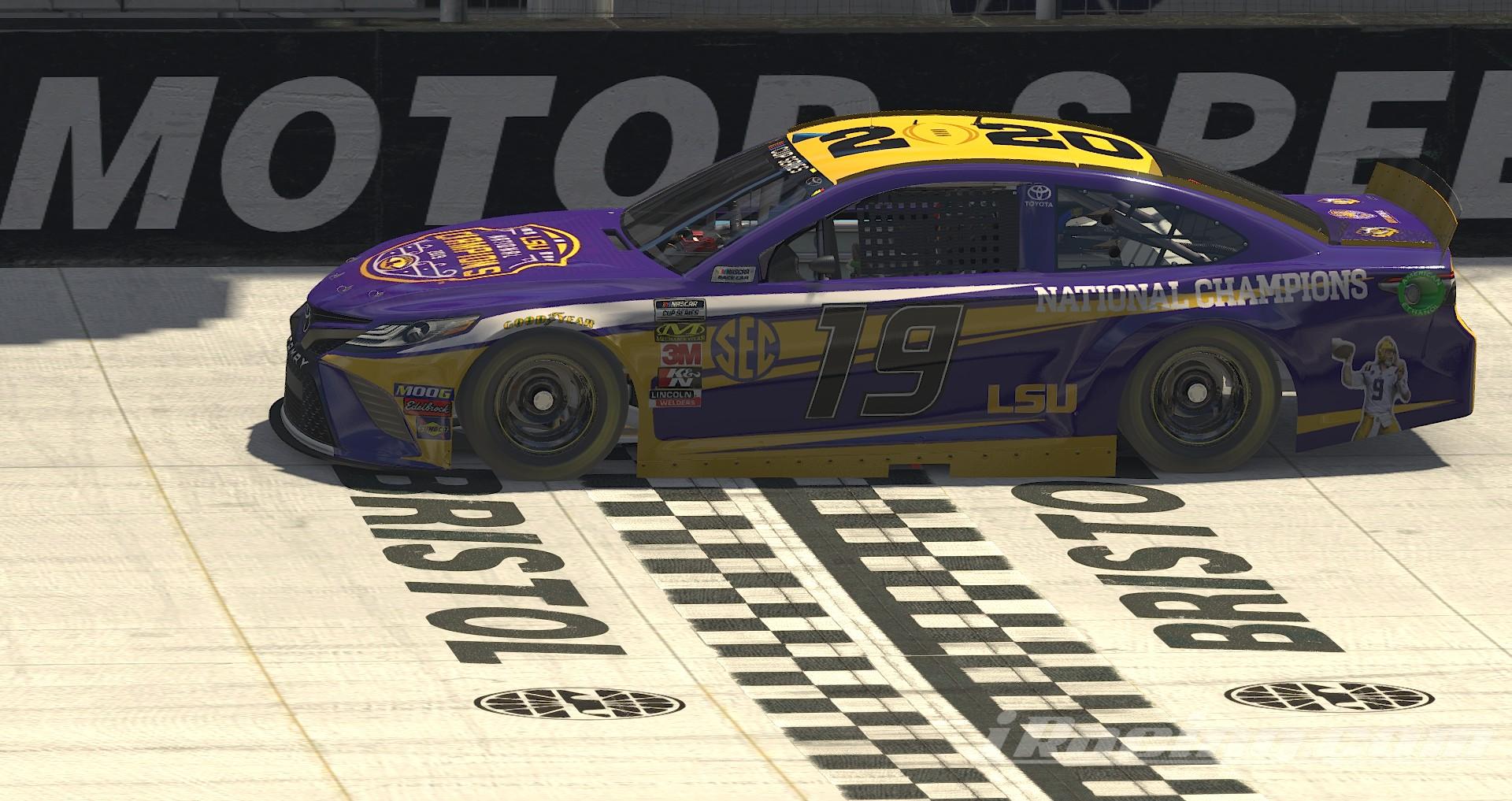 LSU 2019 National Championship Custom# by Gavin Hibbs2 - Trading Paints