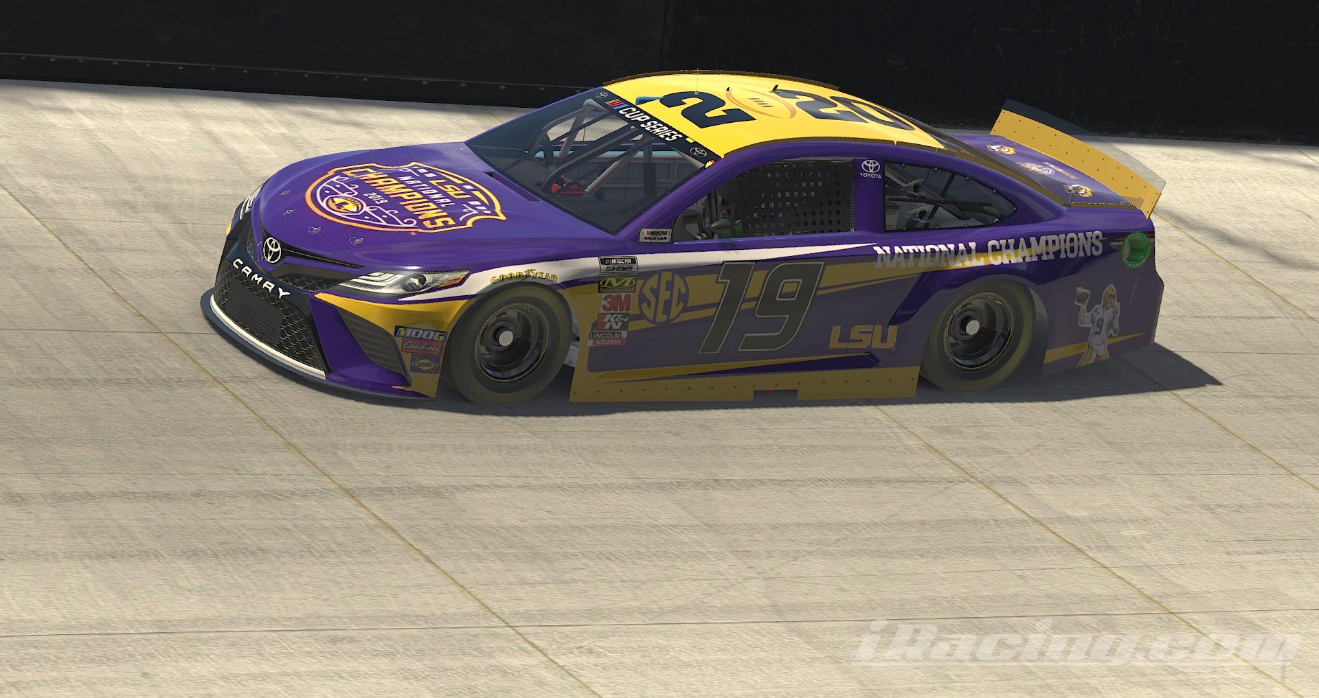 LSU 2019 National Championship Custom# by Gavin Hibbs2 - Trading Paints