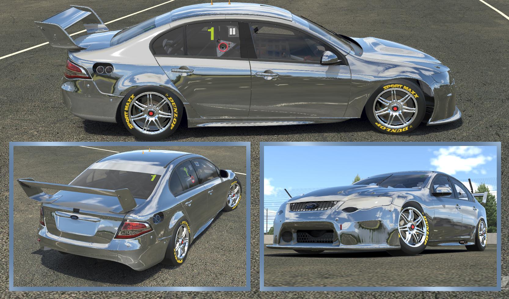 All Chrome Falcon 2014 by Clyde Coman - Trading Paints