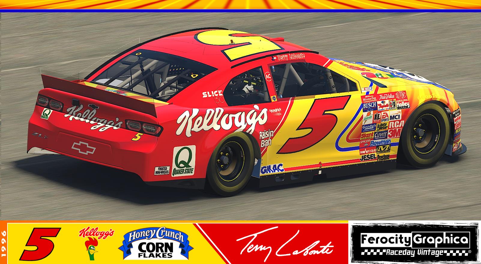 1996 #5 Terry Labonte Kelloggs Honey Crunch Chevy Winston Cup by Scott ...