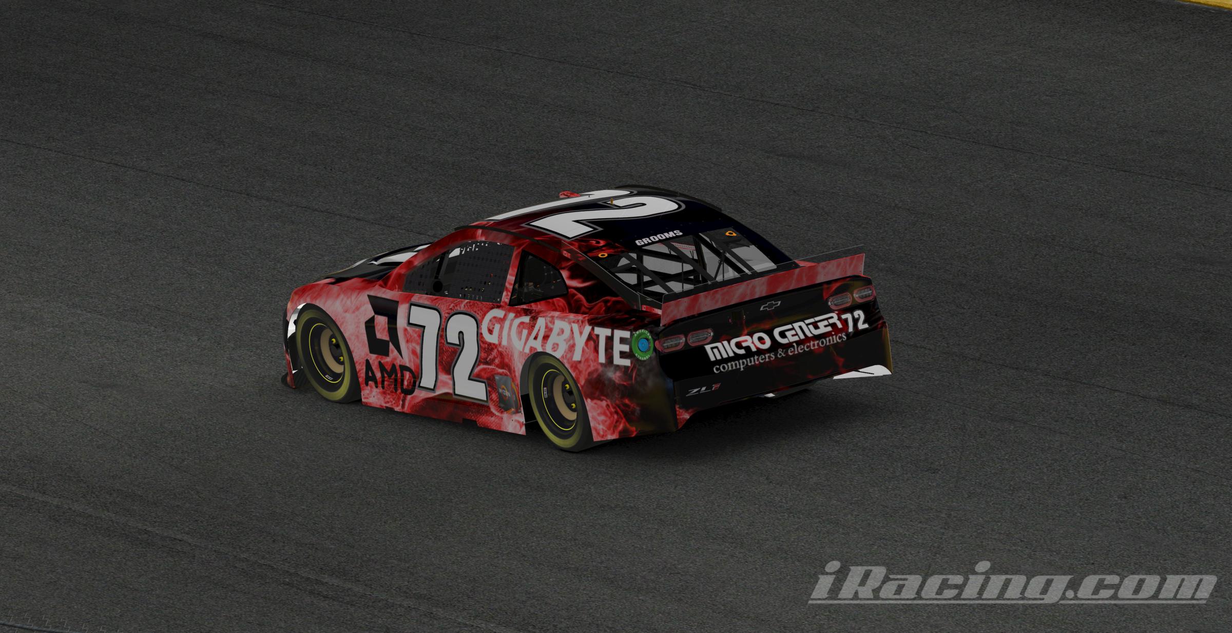 AMD / MicroCenter / Flames by James Grooms2 - Trading Paints