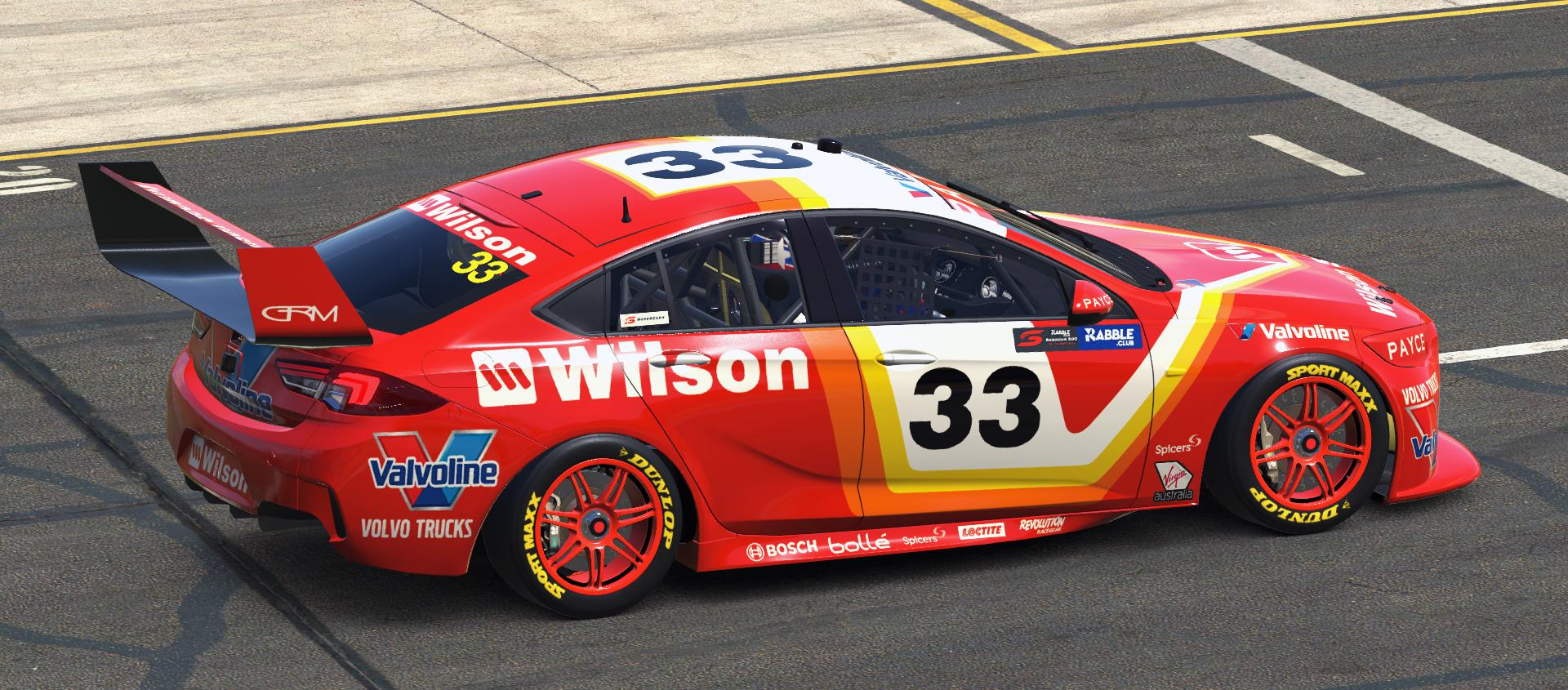 Garth Tander/Chris Pither 2018 Sandown 500 ZB Commodore by Matthew Wood ...