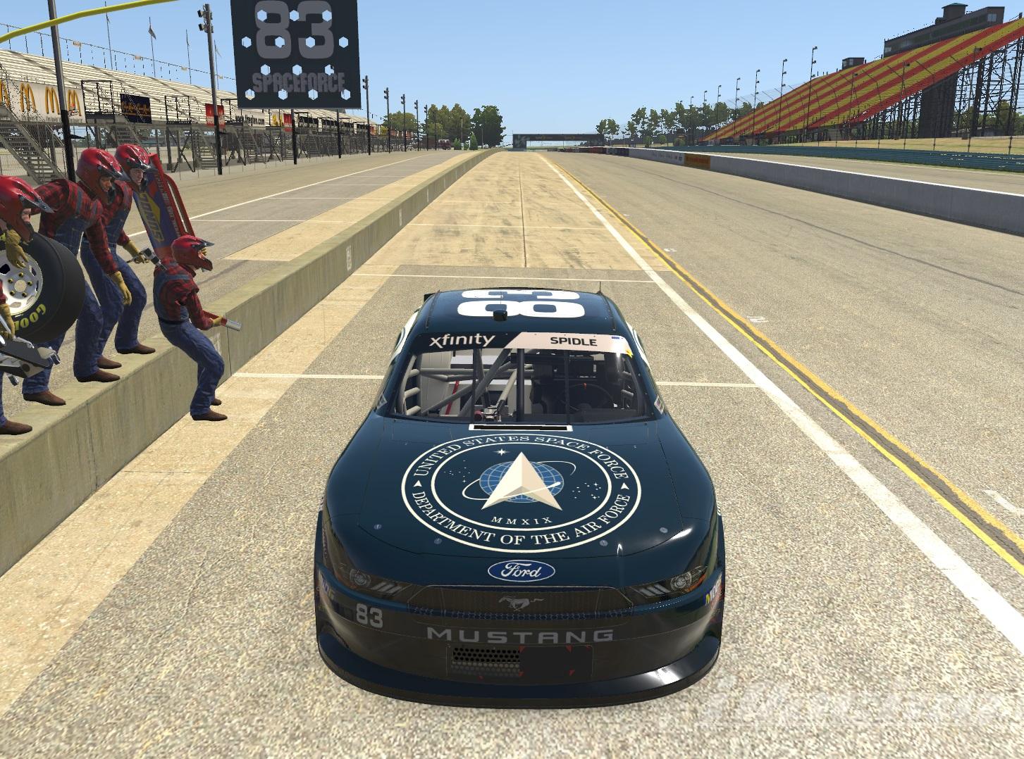 Space Force Ford Mustang by Scott Spidle - Trading Paints