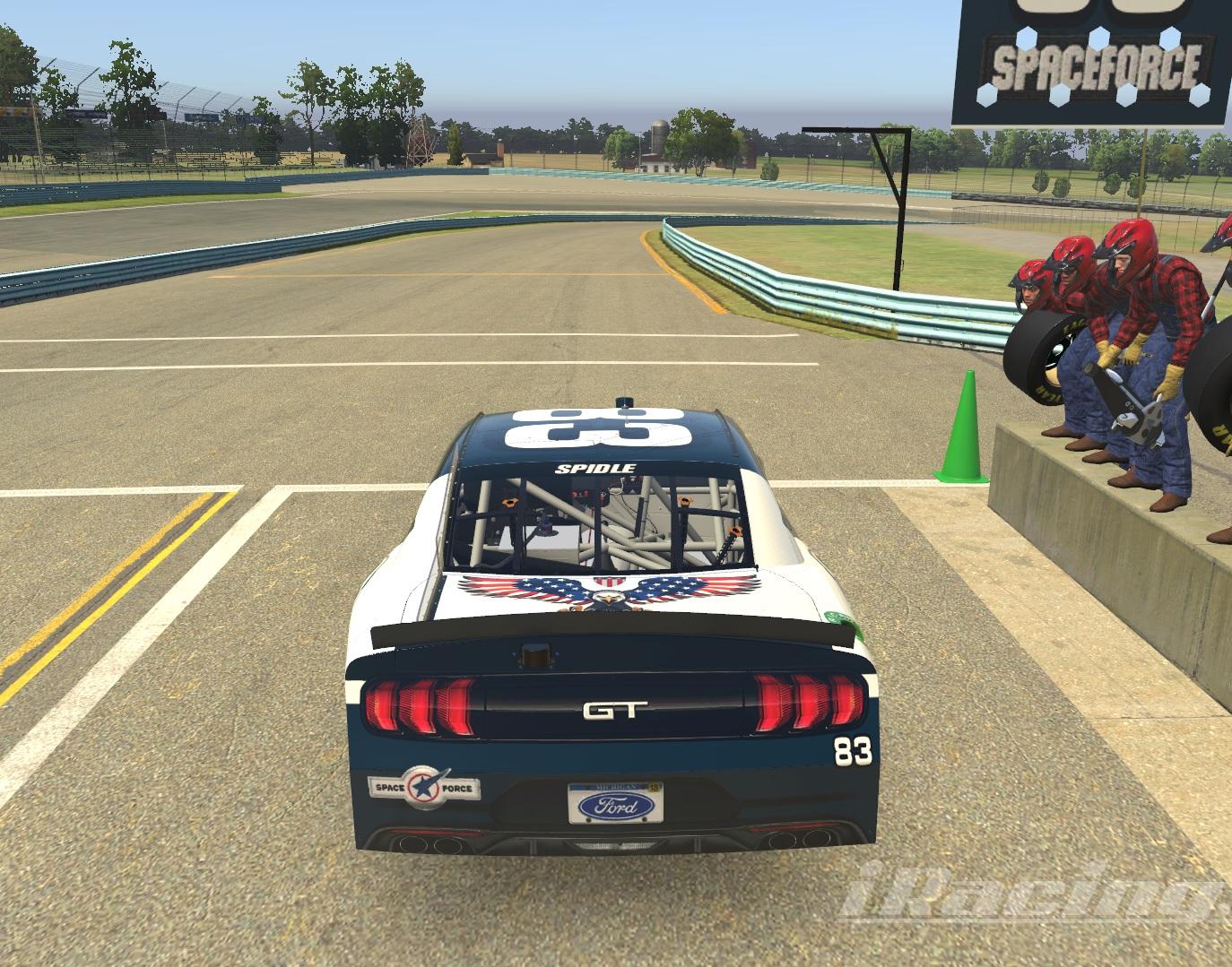 Space Force Ford Mustang by Scott Spidle - Trading Paints