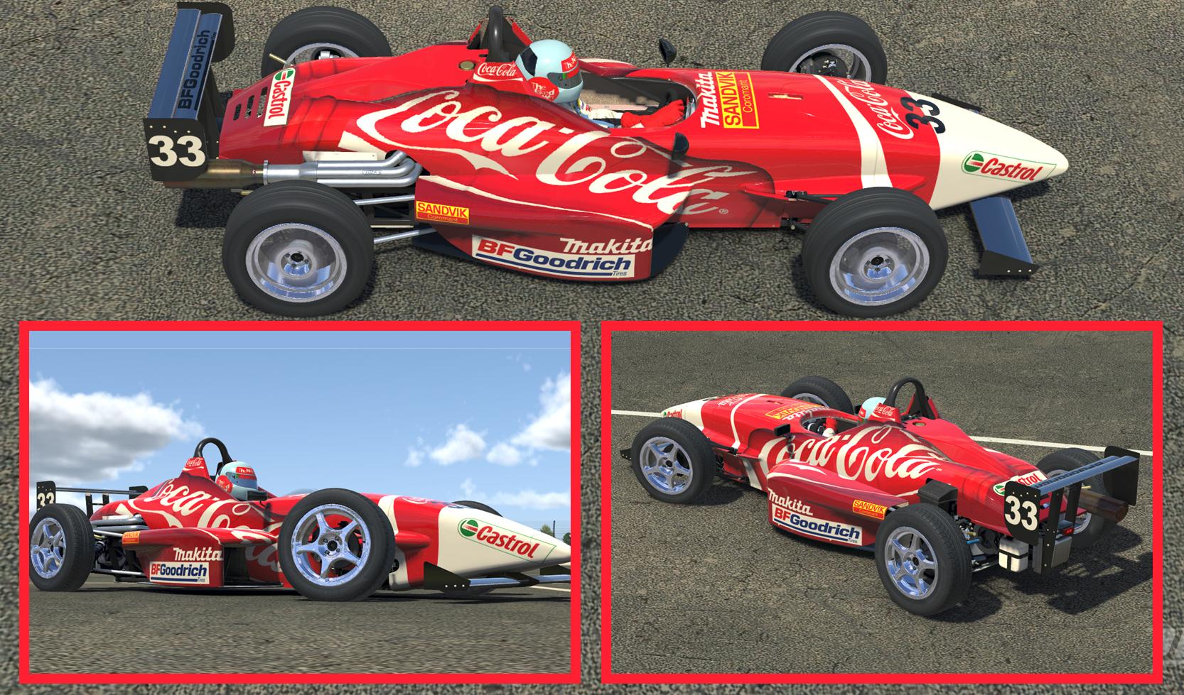 Skip Barber Coke Bottle by Clyde Coman - Trading Paints