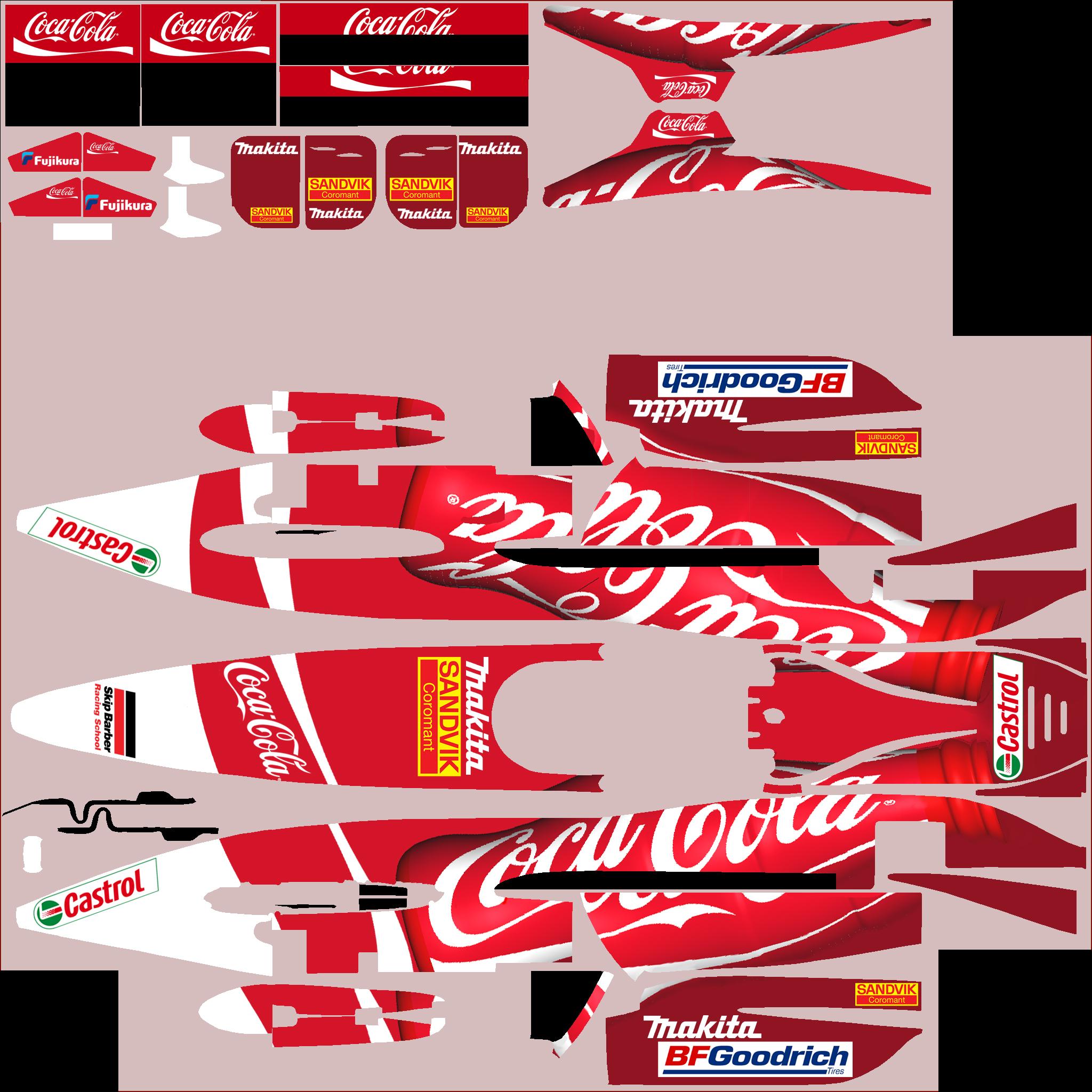 Skip Barber Coke Bottle by Clyde Coman - Trading Paints