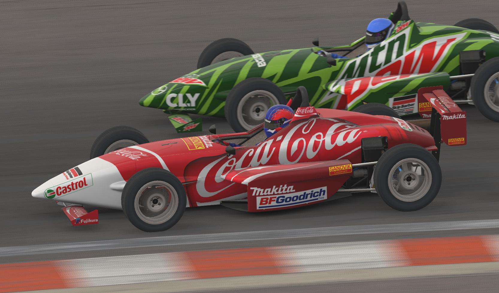 Skip Barber Coke Bottle by Clyde Coman - Trading Paints