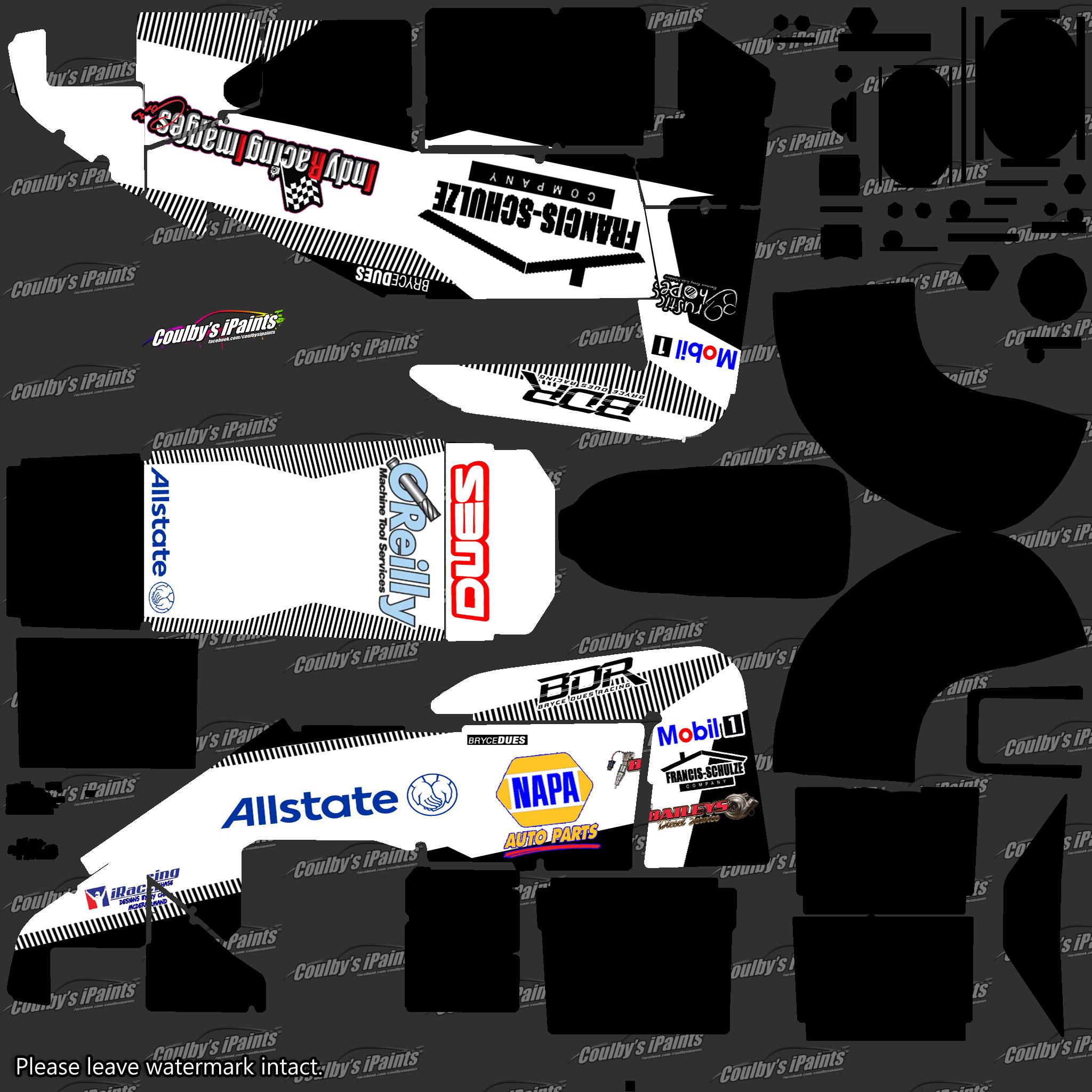Bryce Dues Personal Midget Paint by Chase McDermand - Trading Paints