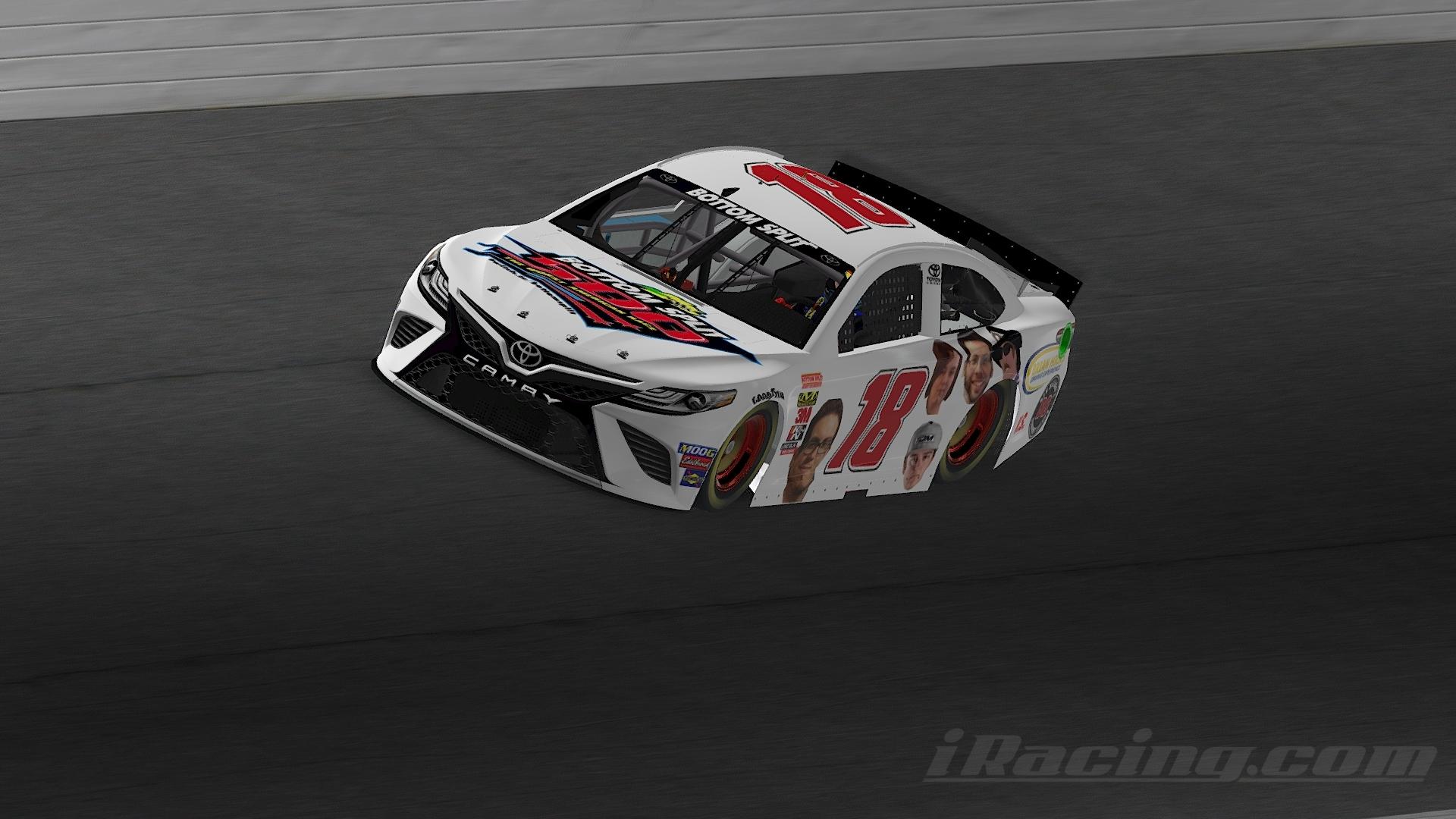BOTTOM SPLIT 500 TOYOTA Custom # by Ben Billard - Trading Paints
