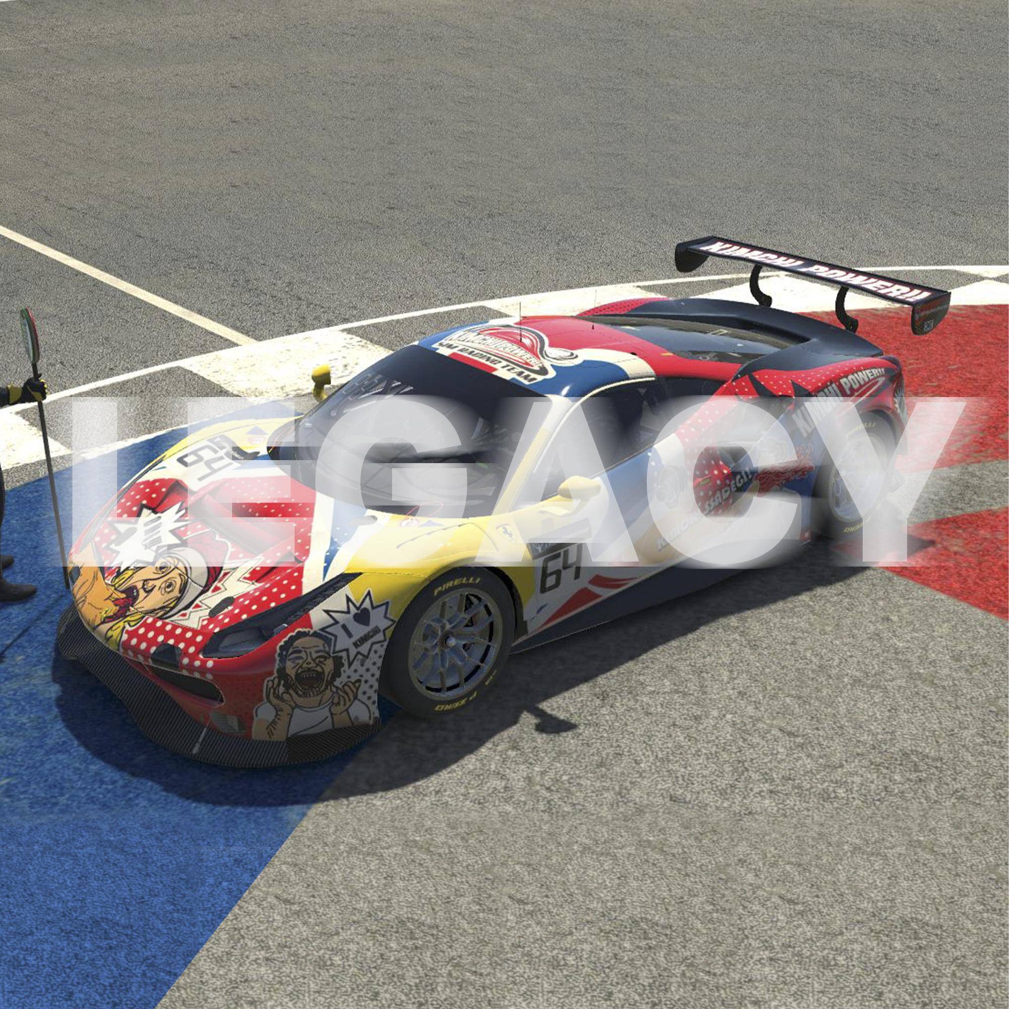 Ferrari 488 GT3 KIMCHI POWER by Yun Sung G. - Trading Paints