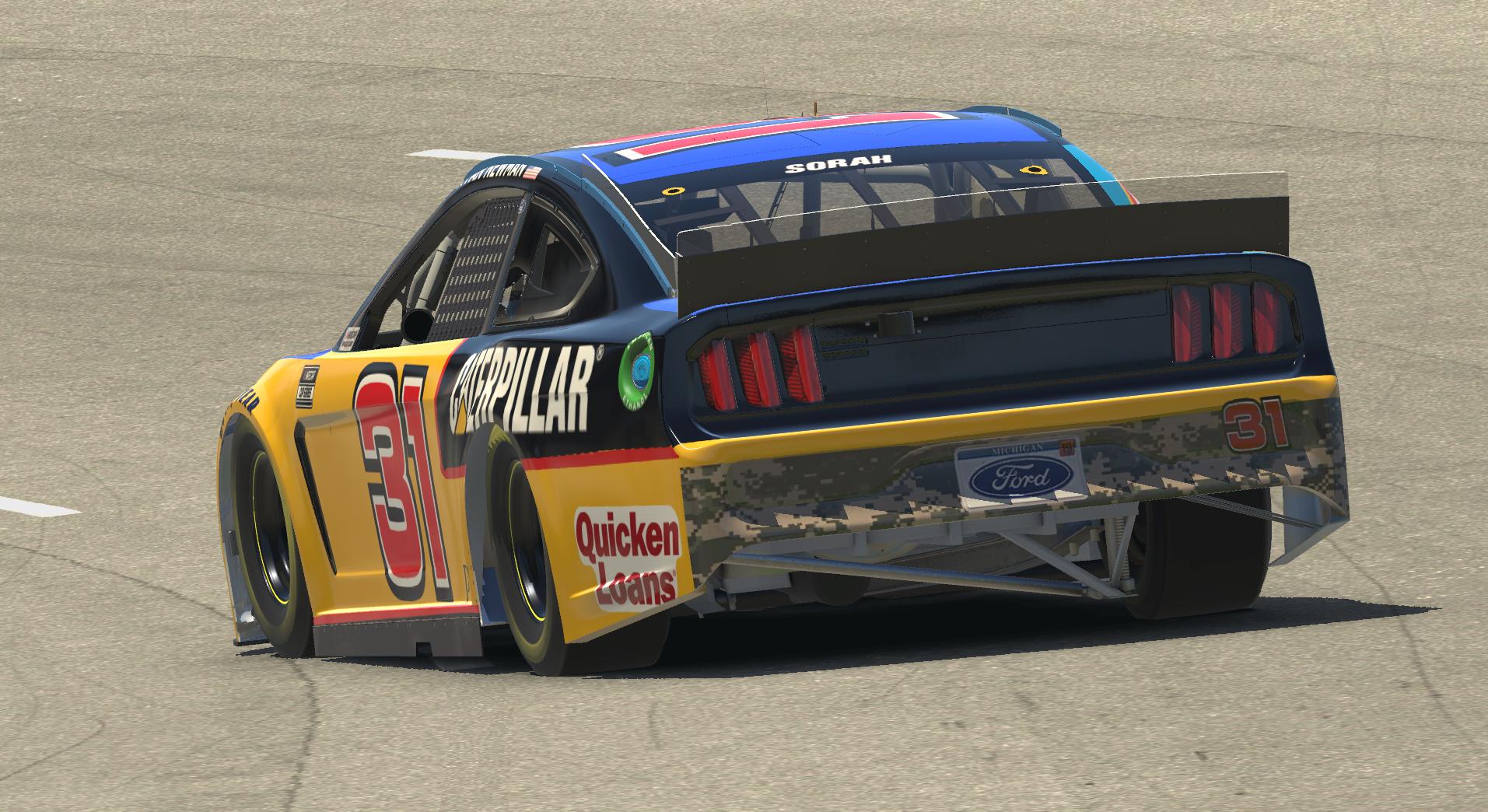 Ryan Newman Cup paint combination by Presley Sorah - Trading Paints