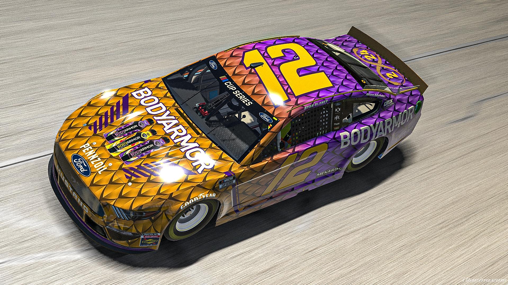 Ryan Blaney Bodyarmor 2020 Kobe Tribute - Custom Number by Nicholas H ...