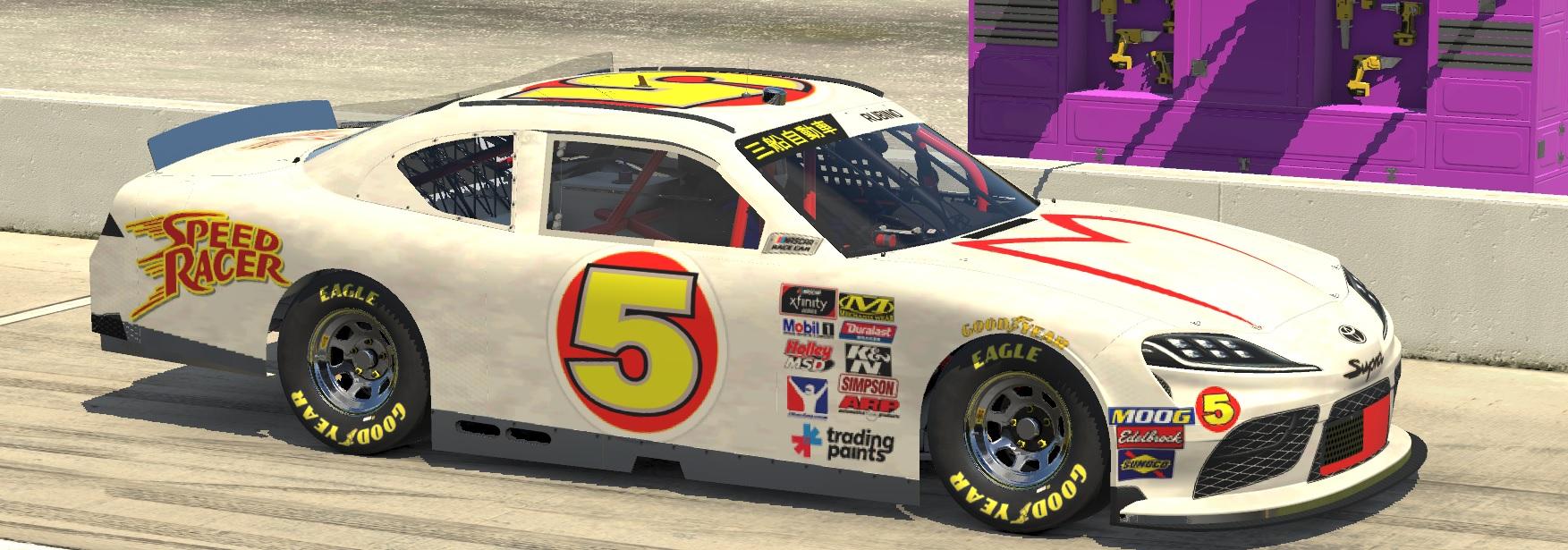 Mach 5 Supra - Custom Number 5 by John Rubino - Trading Paints