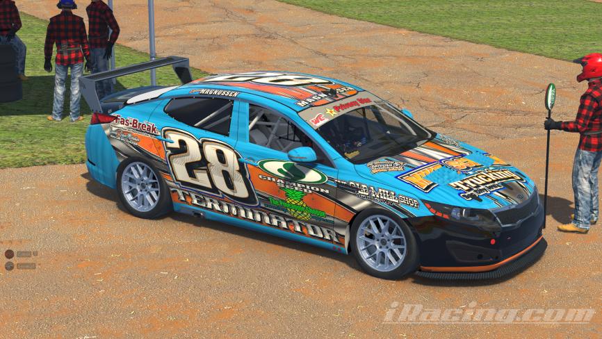 Dillon Magnussen Kia Optima Wrap by Colton Czapanskiy - Trading Paints
