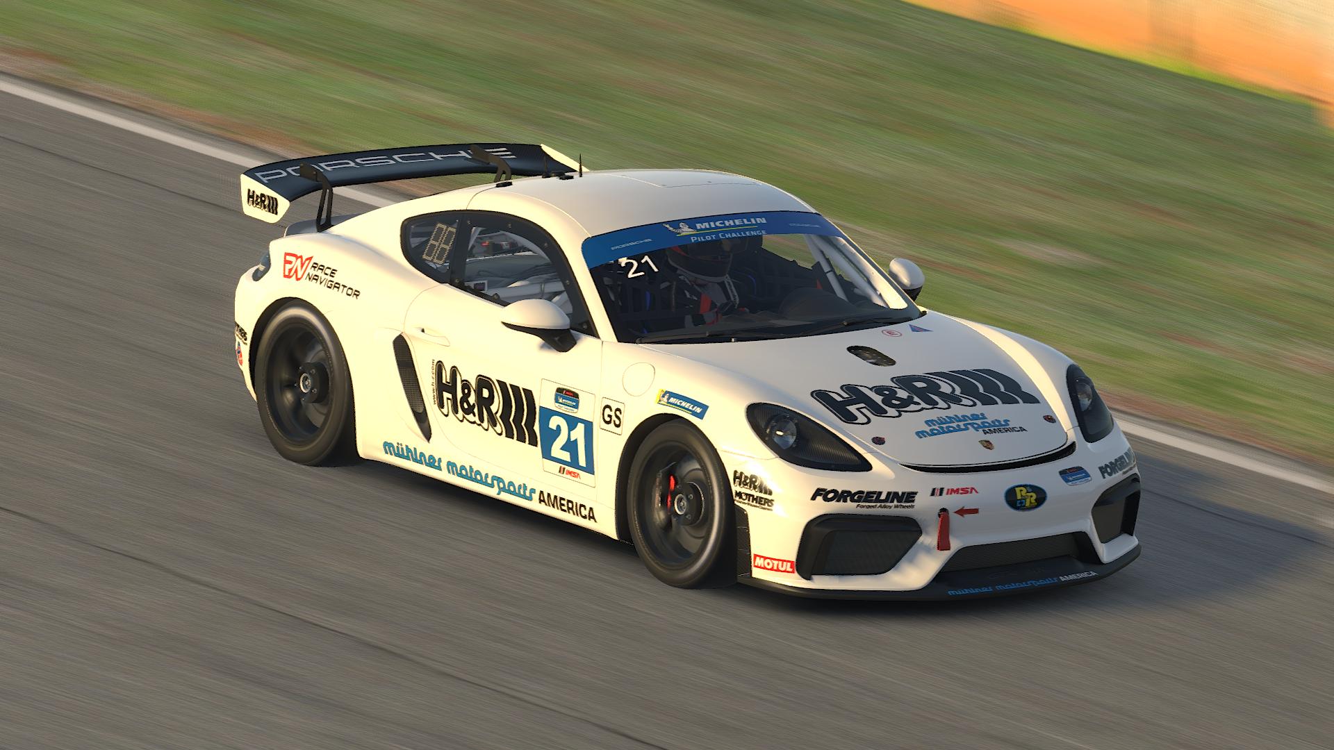 Muhlner America Cayman GT4 by Patrick Lindsey - Trading Paints