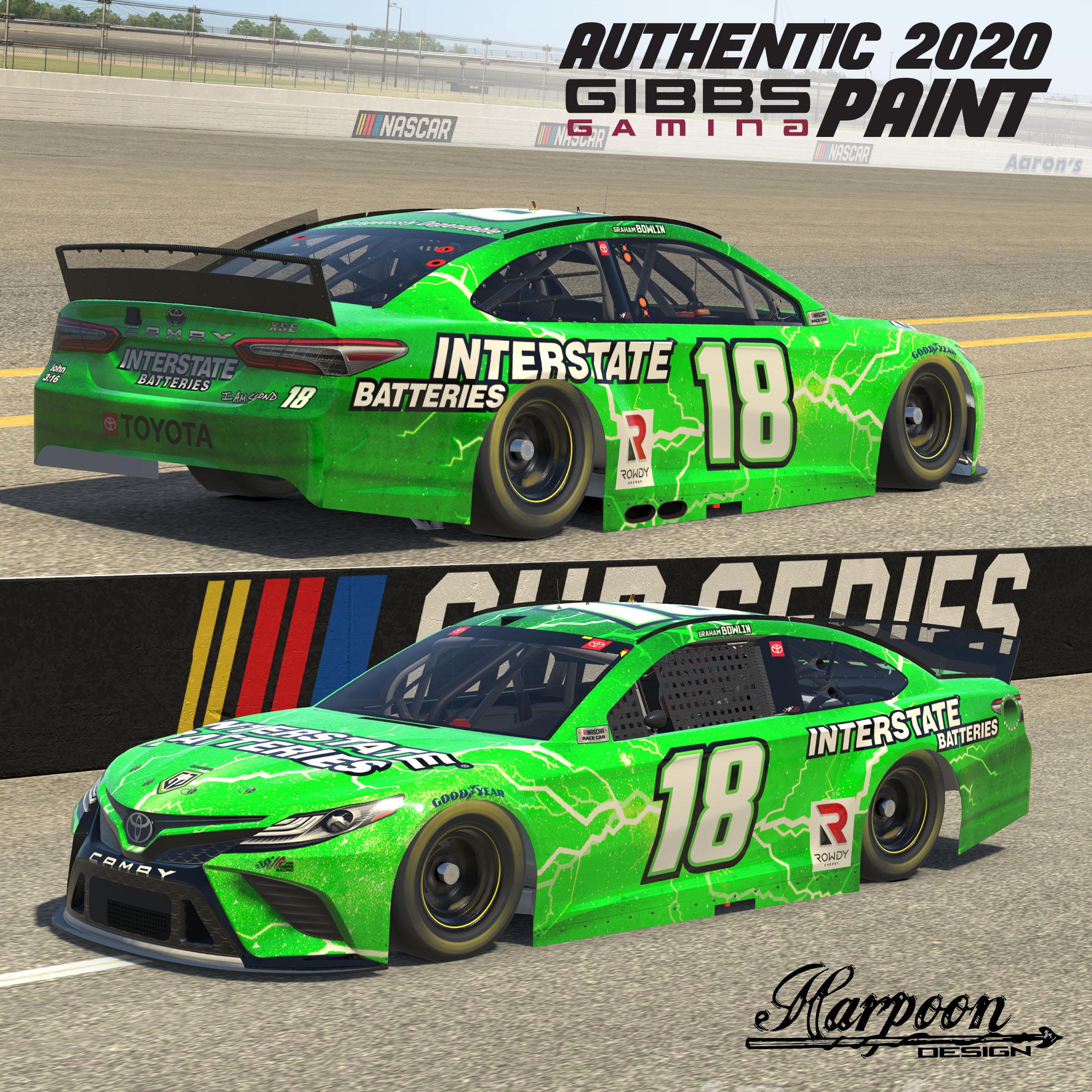 2020 Graham Bowlin Gibbs Gaming Interstate Camry by Brantley Roden ...