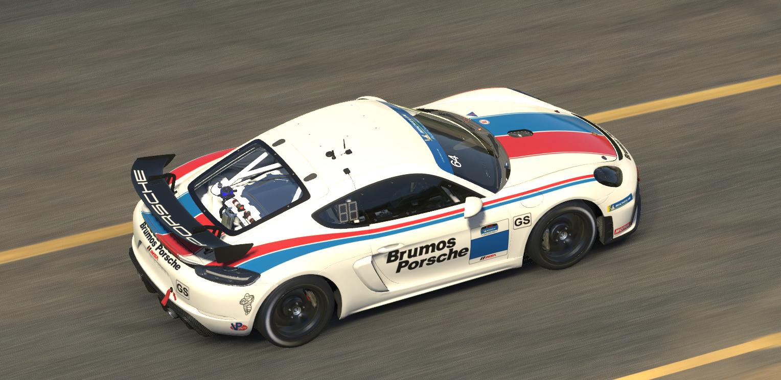 Brumos Porsche Cayman by Tyler Tucker - Trading Paints