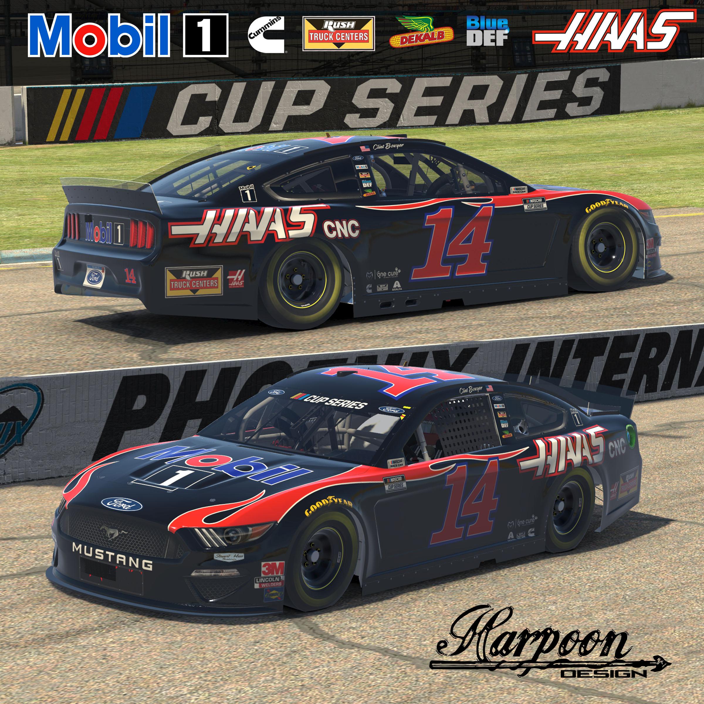 2020 Clint Boyer Haas CNC Mustang by Brantley Roden - Trading Paints