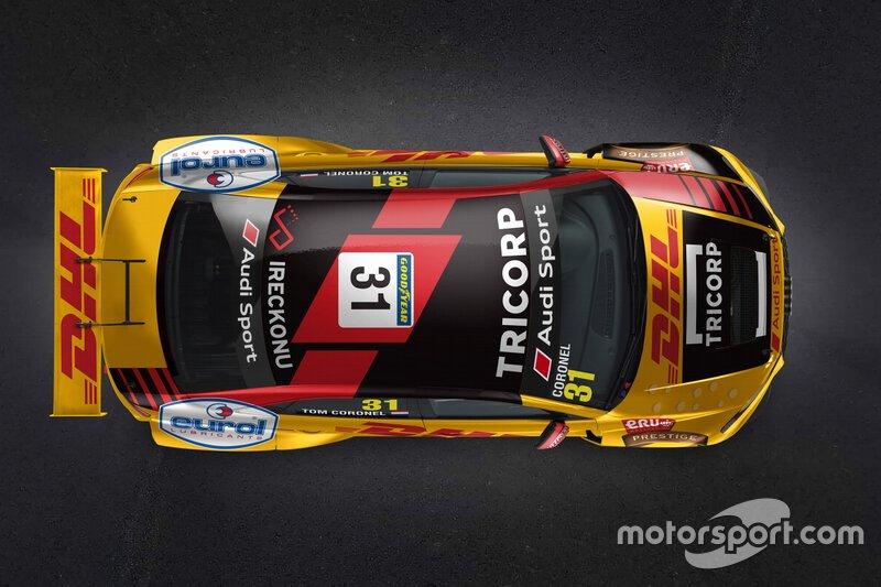 WTCR Tom Coronel 2020 DHL Audi by Adam Burhop - Trading Paints