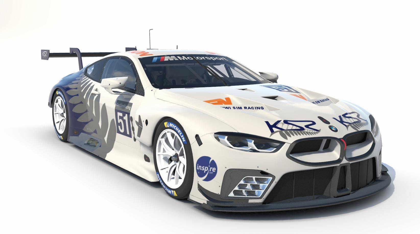 KSR - Kiwi Sim Racing - BMW M8 GTE by Matthew Pluck2 - Trading Paints