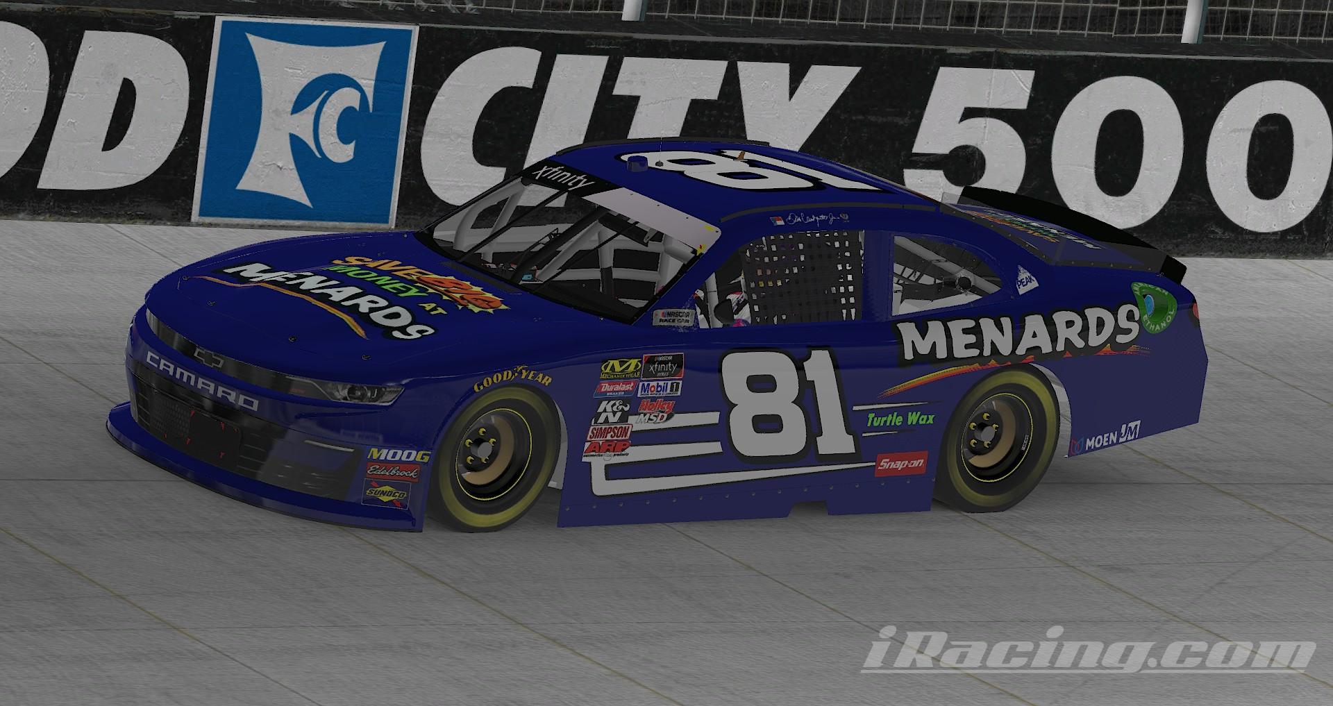 Dale Earnhardt Jr Menards Bristol 2004 by Gavin Hibbs2 - Trading Paints