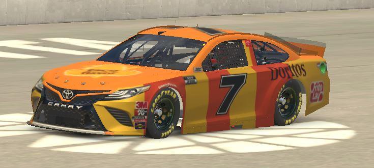 NASCAR Cup Series Frito Lay Taco Doritos Toyota Camry - Spec Map ...