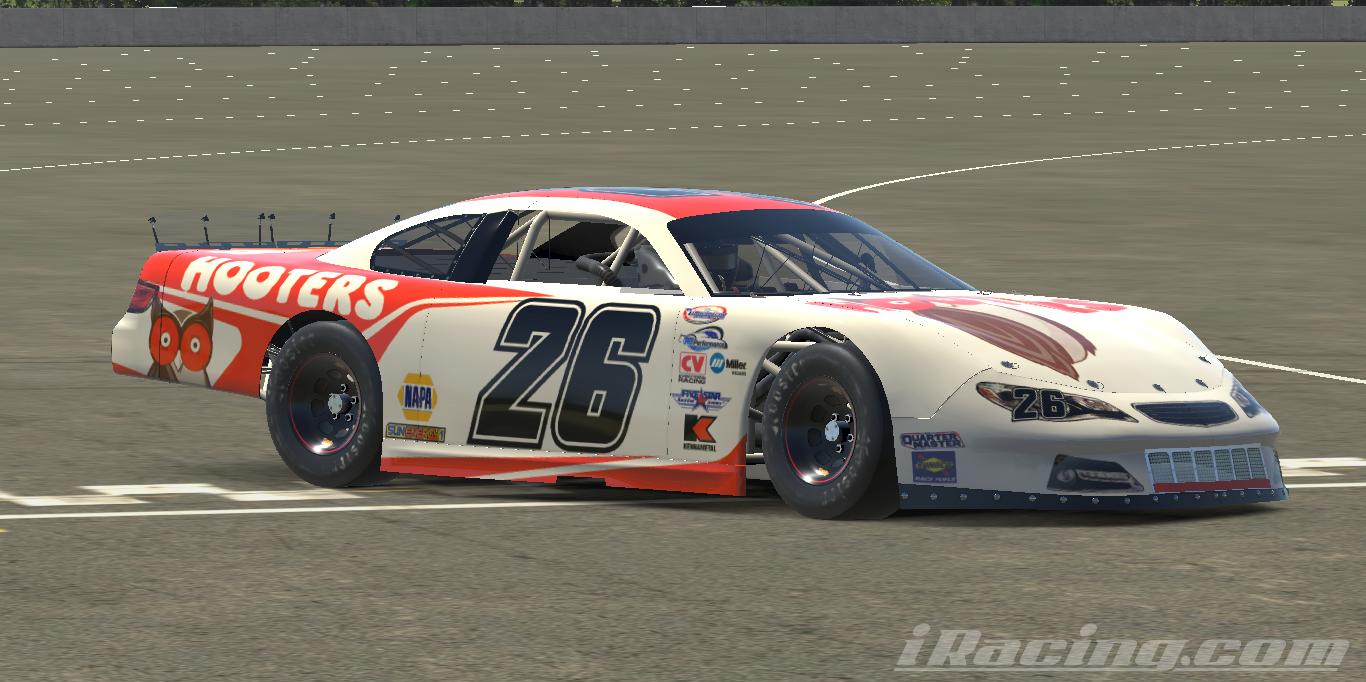 Hooters Super Late Model without numbers by Cody G Williams - Trading ...