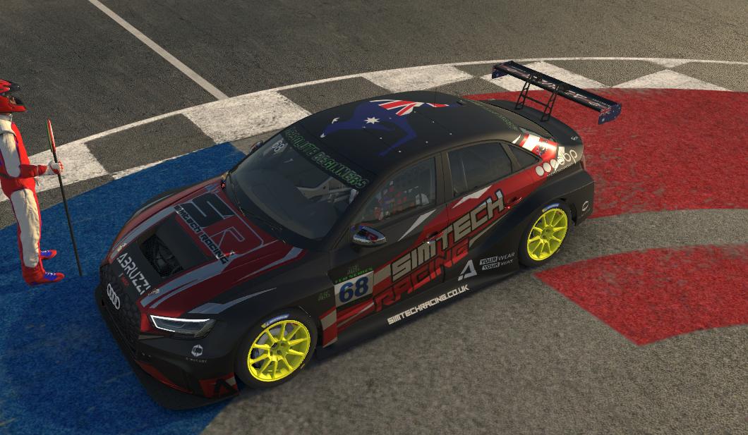 Simtech racing Audi TCR Neil S by Peter Reed - Trading Paints