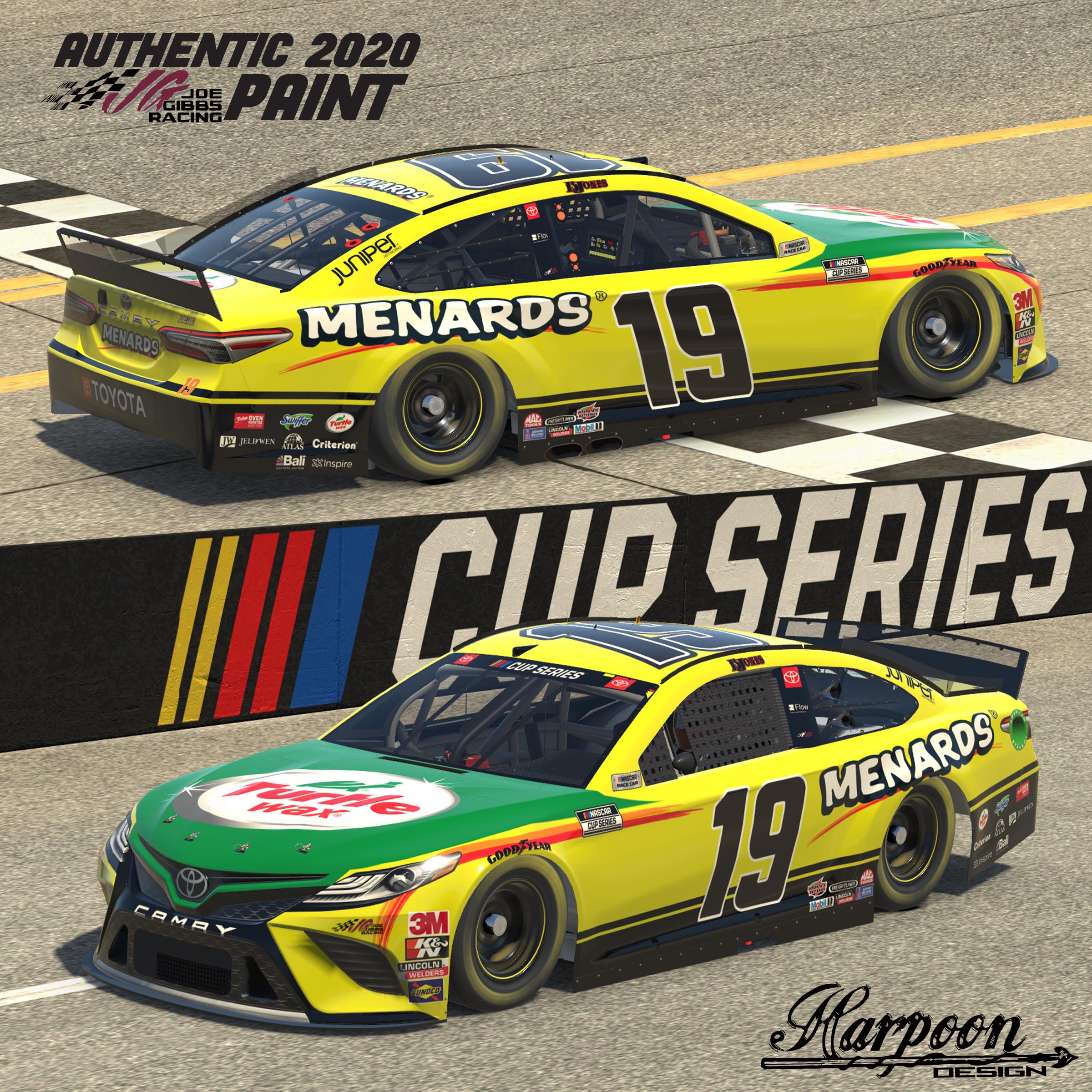 2020 JGR Brandon Jones Menards Turtle Wax Camry by Brantley Roden ...