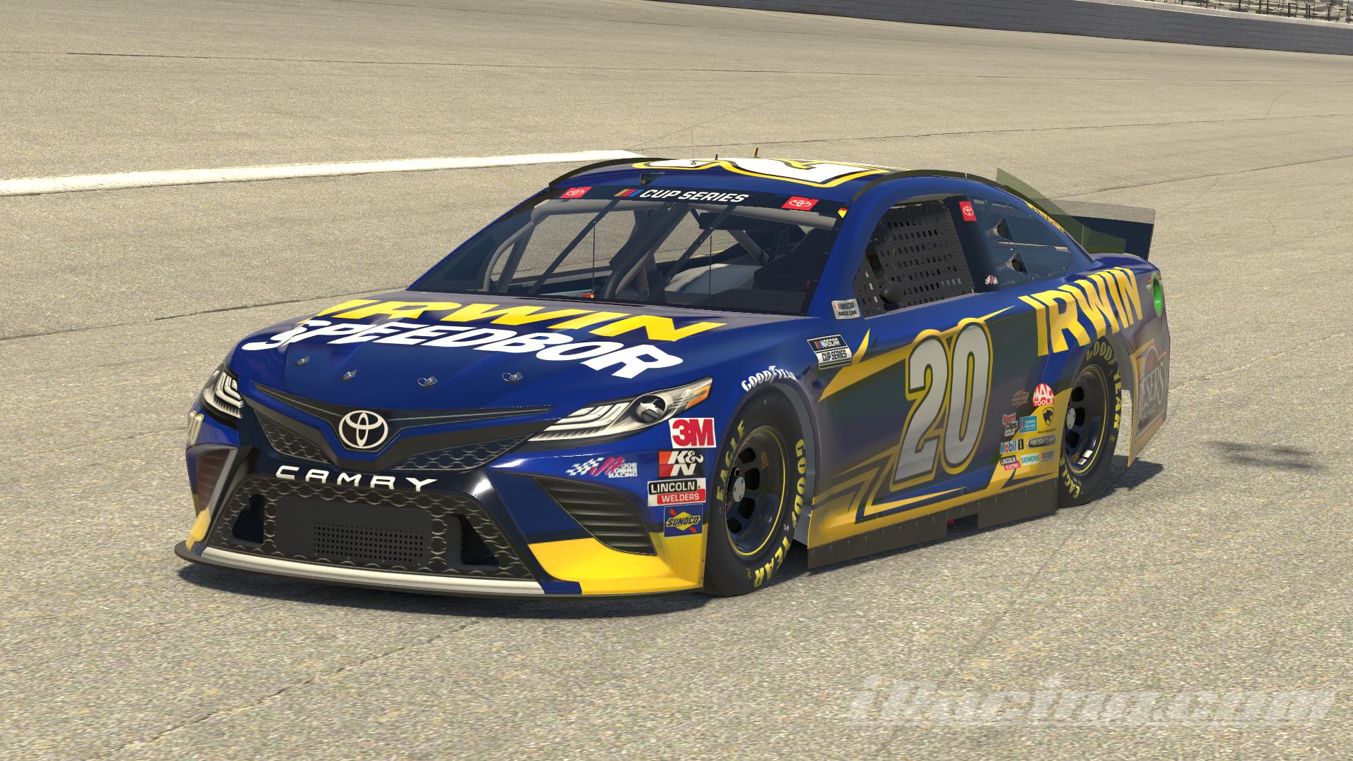 CUP #20 Erik Jones Irwin Speedbor 2020 (WithNumber) by Udo Washeim ...