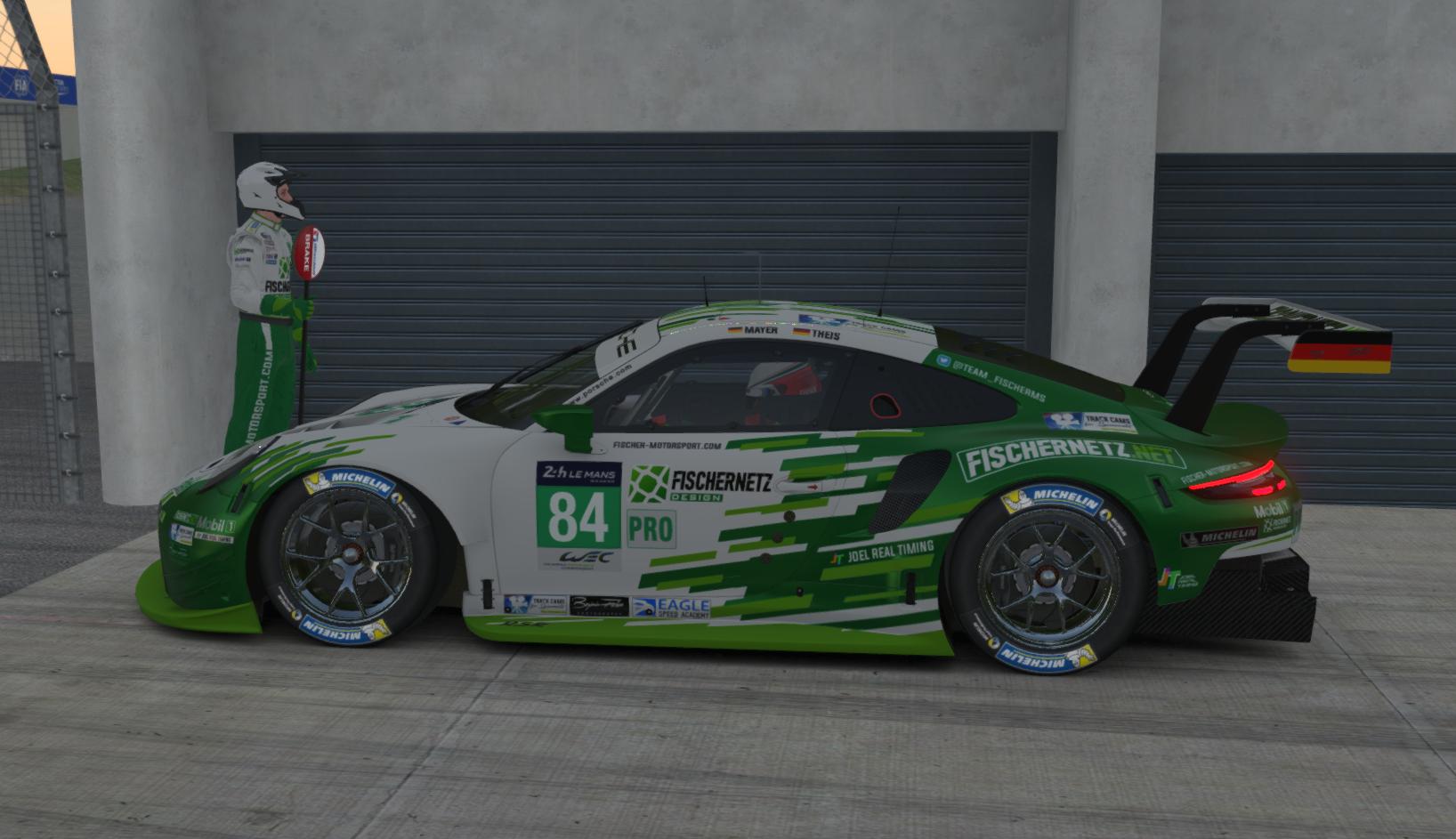 2020 iRacing ELMS - #84 Fischer Motorsport Porsche 911 RSR by Benjamin ...