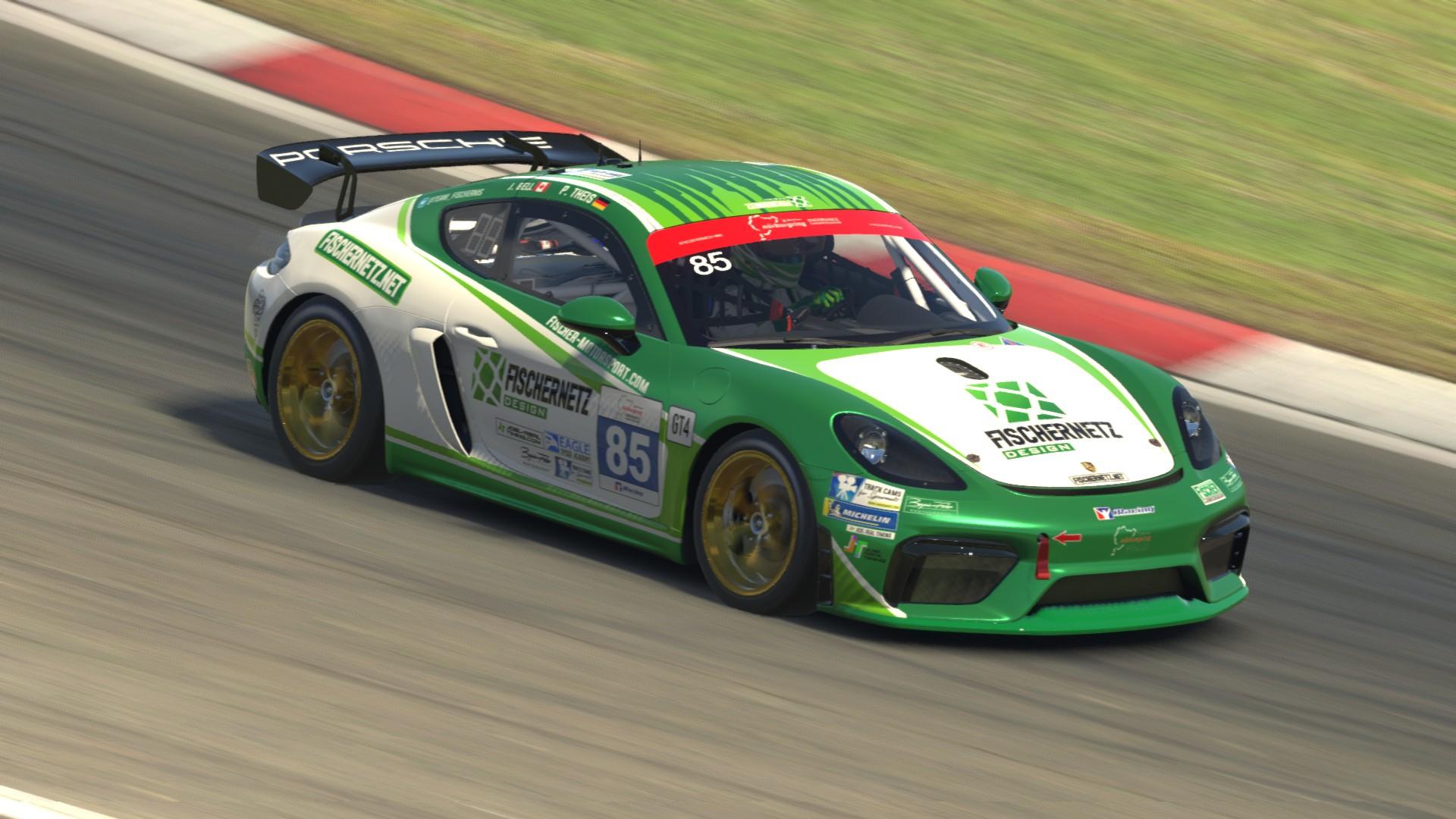 2020 iRacing NEC - #85 Fischer Motorsport Porsche 718 Cayman GT4 by ...