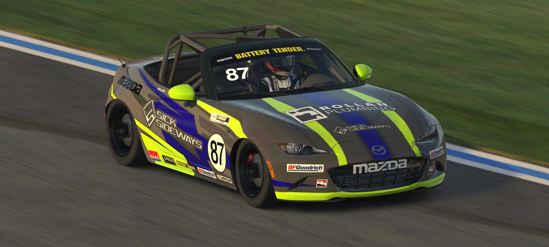2019 Selin Rollan "Sick Sideways" Battery Tender MX-5 Cup by Preston ...