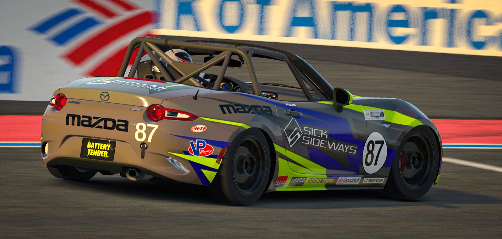 2019 Selin Rollan "Sick Sideways" Battery Tender MX-5 Cup by Preston ...