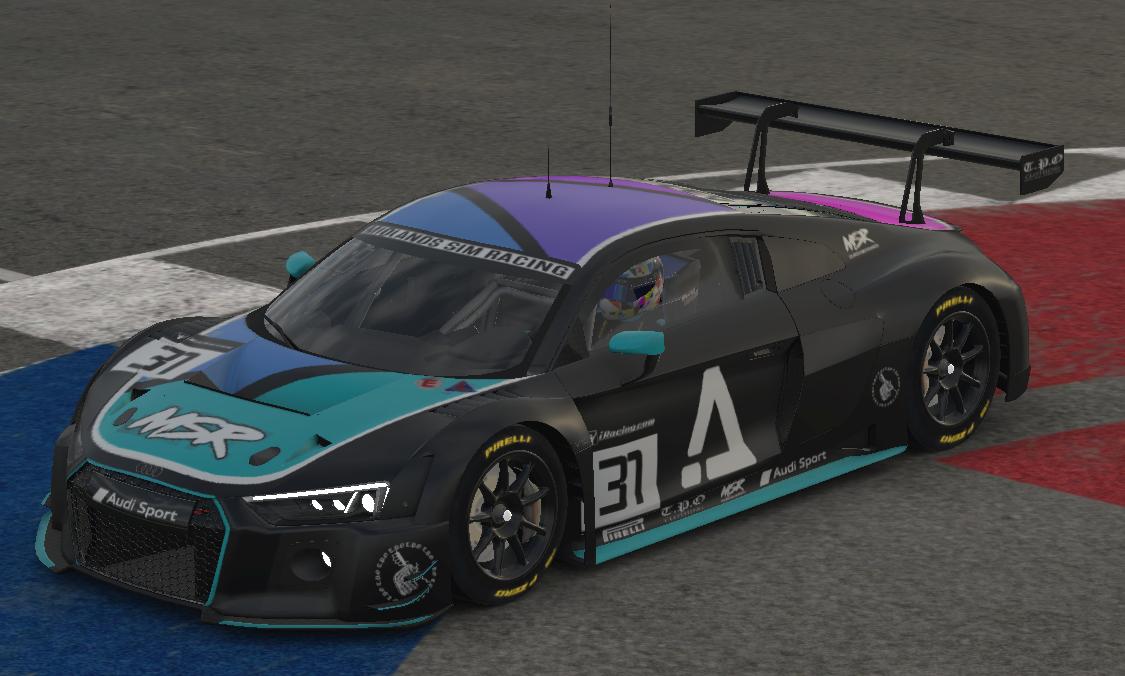 MSR Audi R8 New Aqua by Chris Beardy Howard - Trading Paints