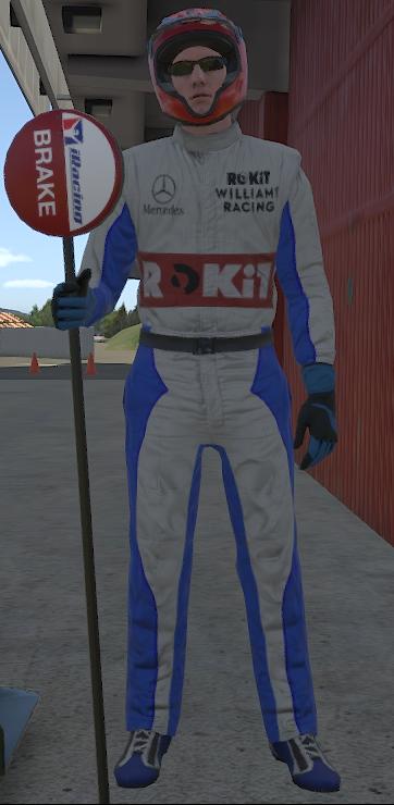 RoKit Williams Driver Suit 2020 by Tony Rice LXIV - Trading Paints