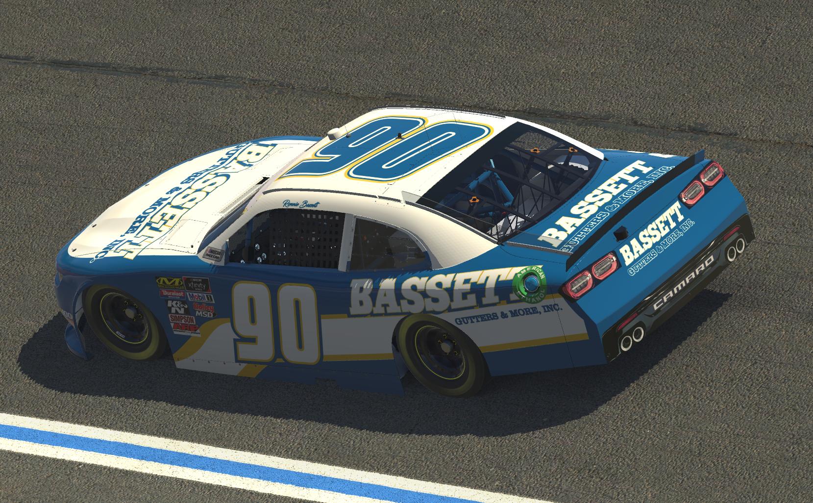 Ronnie Bassett 90 by Justin M. Williams - Trading Paints