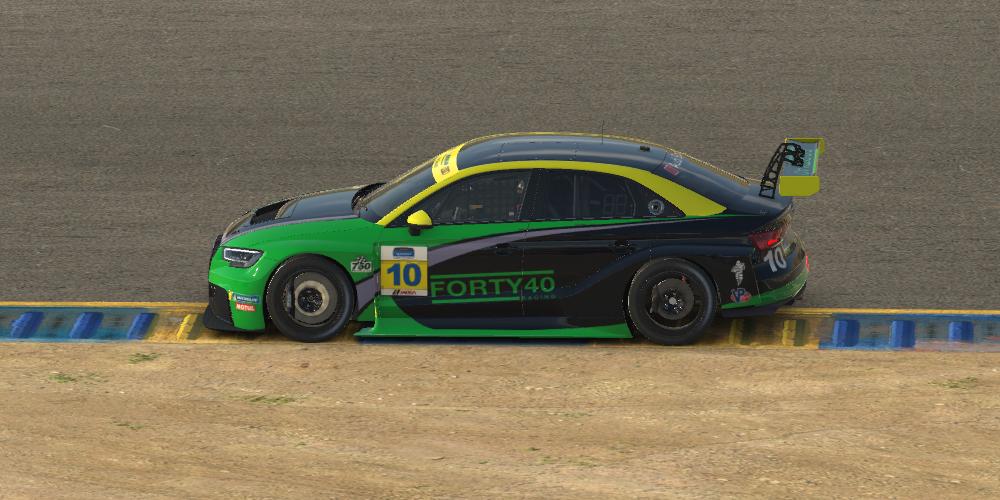 Audi RS3 LMS TCR forty40 Car 28 by Jez Banks - Trading Paints