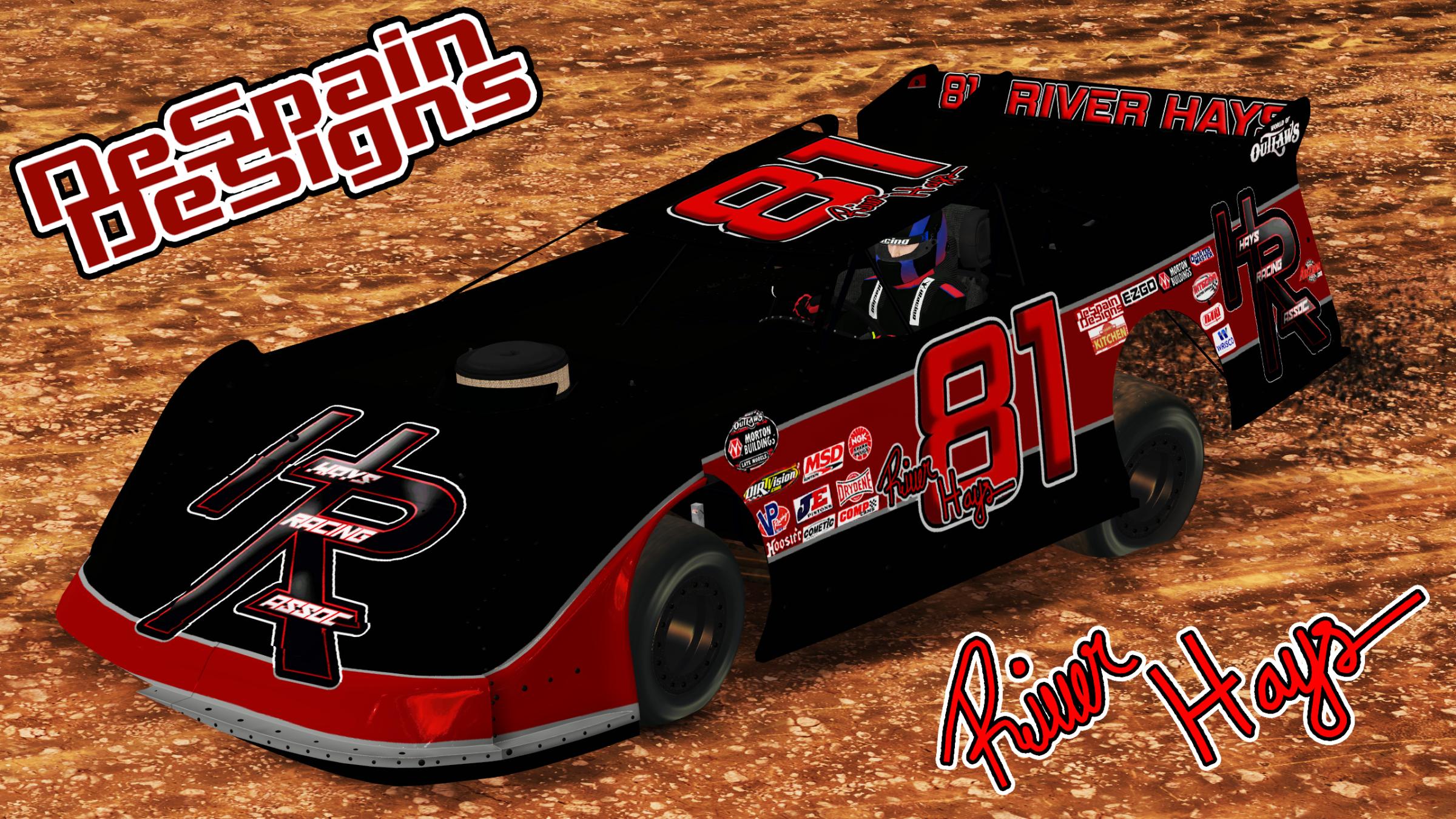 River Hays Dirt Late Model - #81 Hays Racing Association (w/ Custom ...