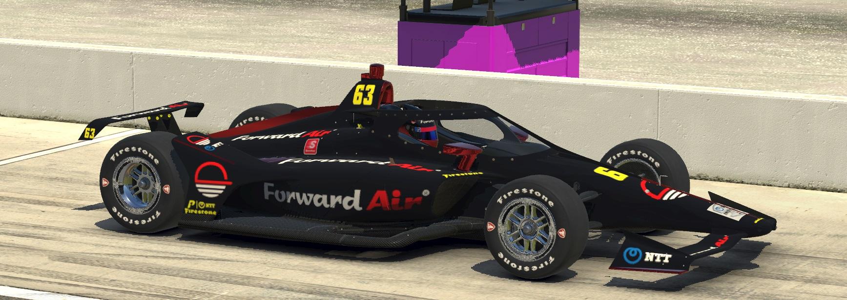 Forward Air IndyCar Black by John Rubino - Trading Paints