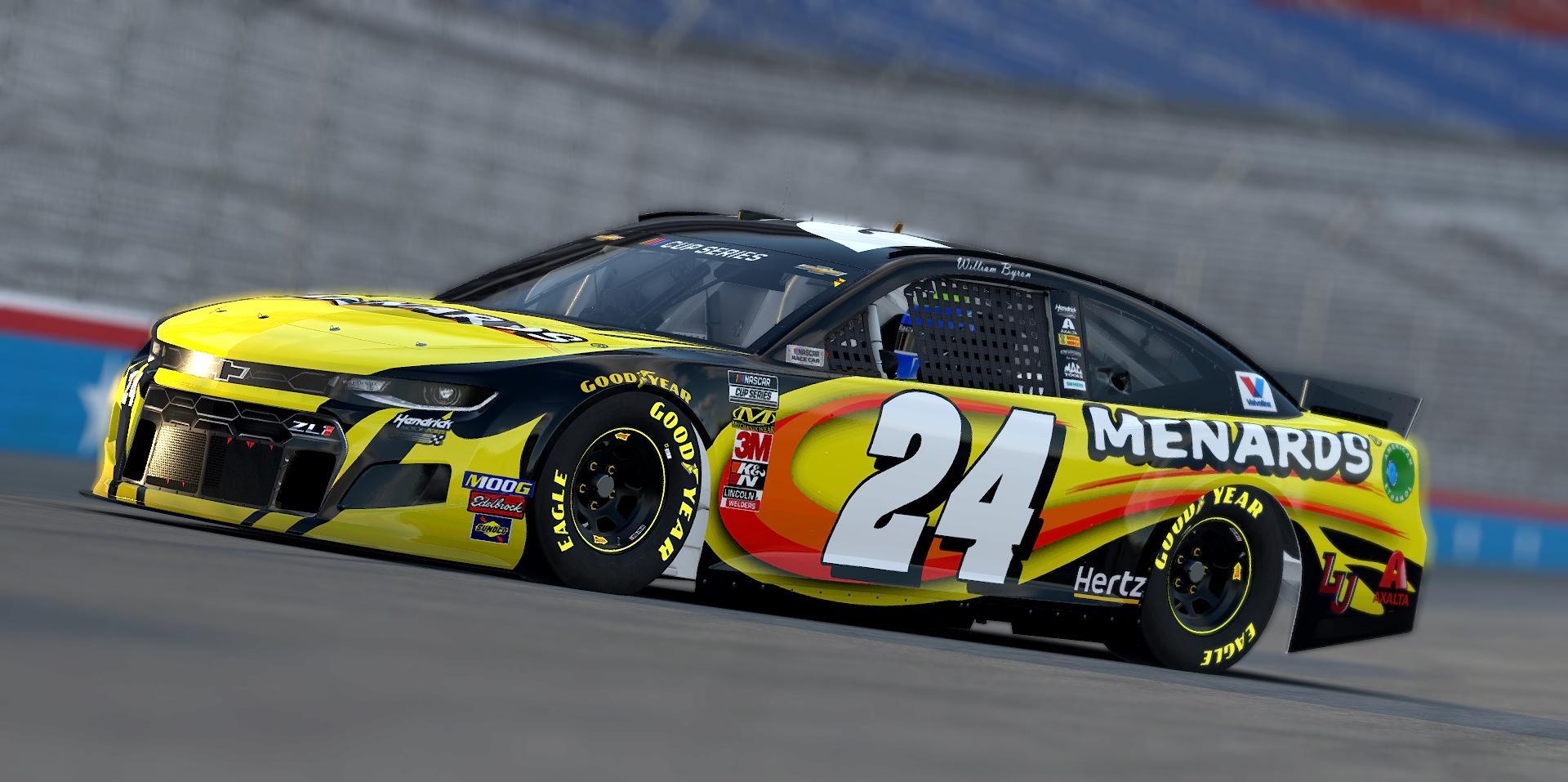 Menards William Byron "Fantasy" Camaro 1LE (*Custom Number) by Liam ...