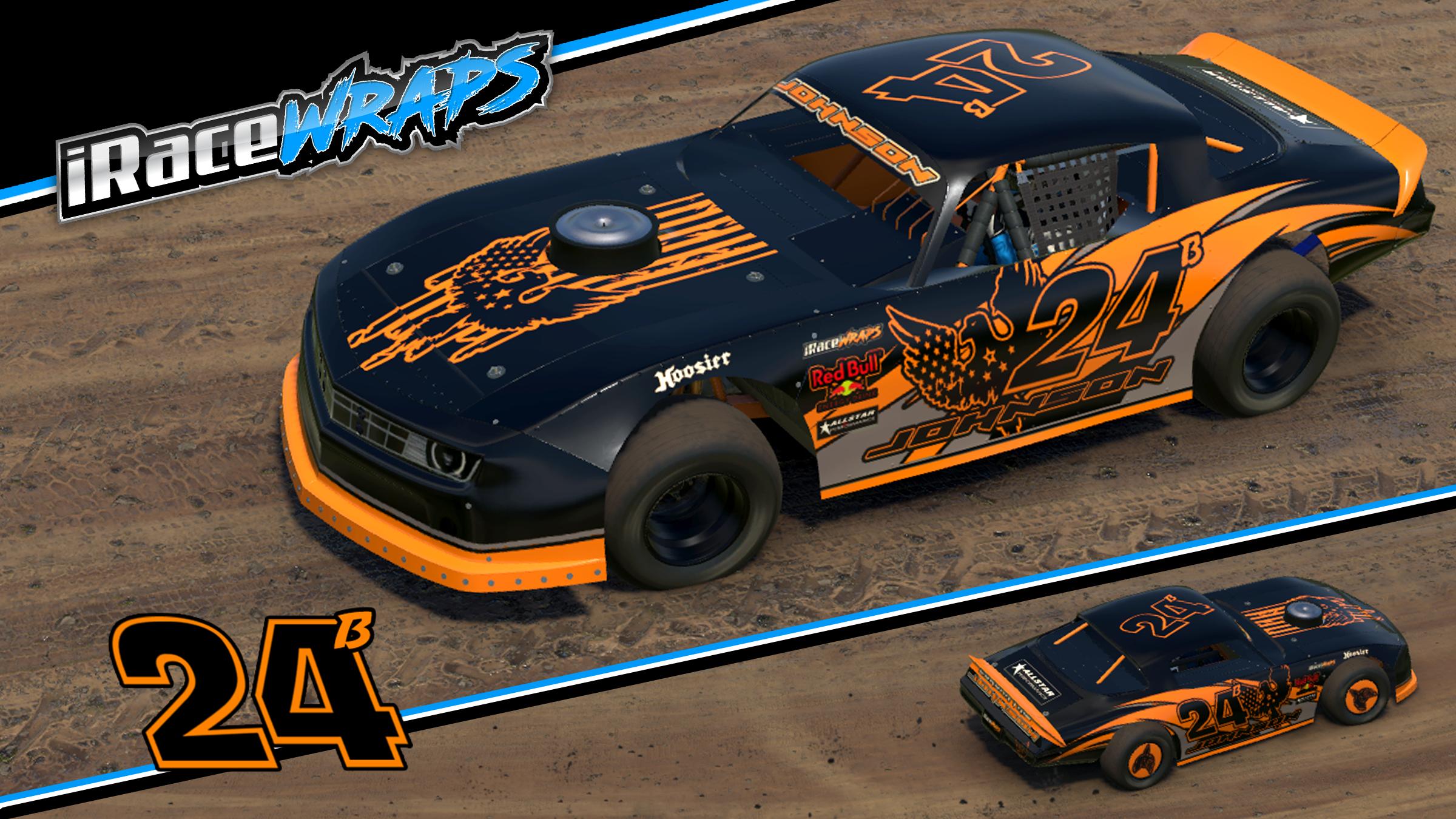 BJ Johnson - Custom Dirt Street Stock from iRaceWraps by Michael E ...