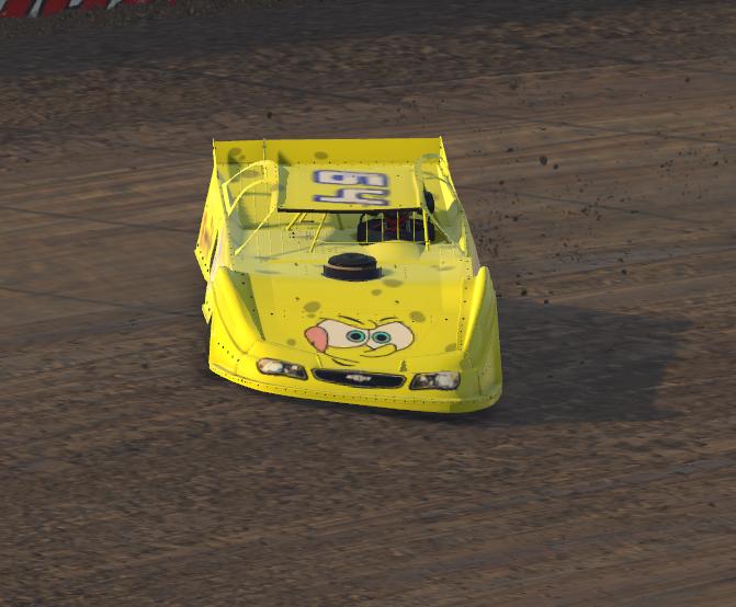 Dirt Late Model Limited Sponge Bob Faces by Kyle Buffington - Trading ...