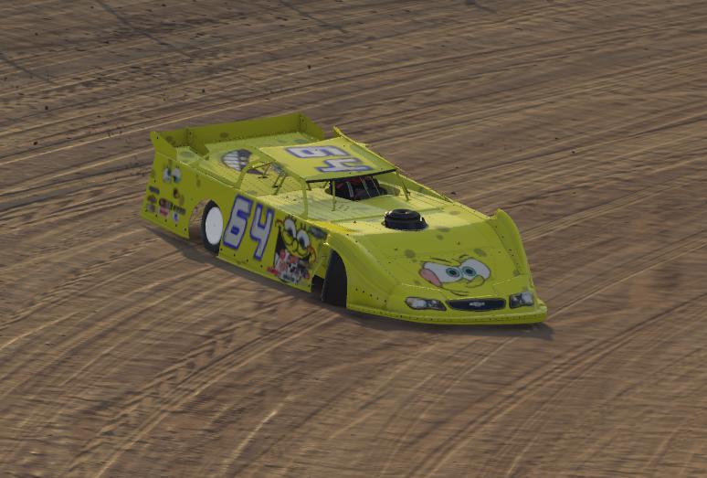 Dirt Late Model Limited Sponge Bob Faces by Kyle Buffington - Trading ...