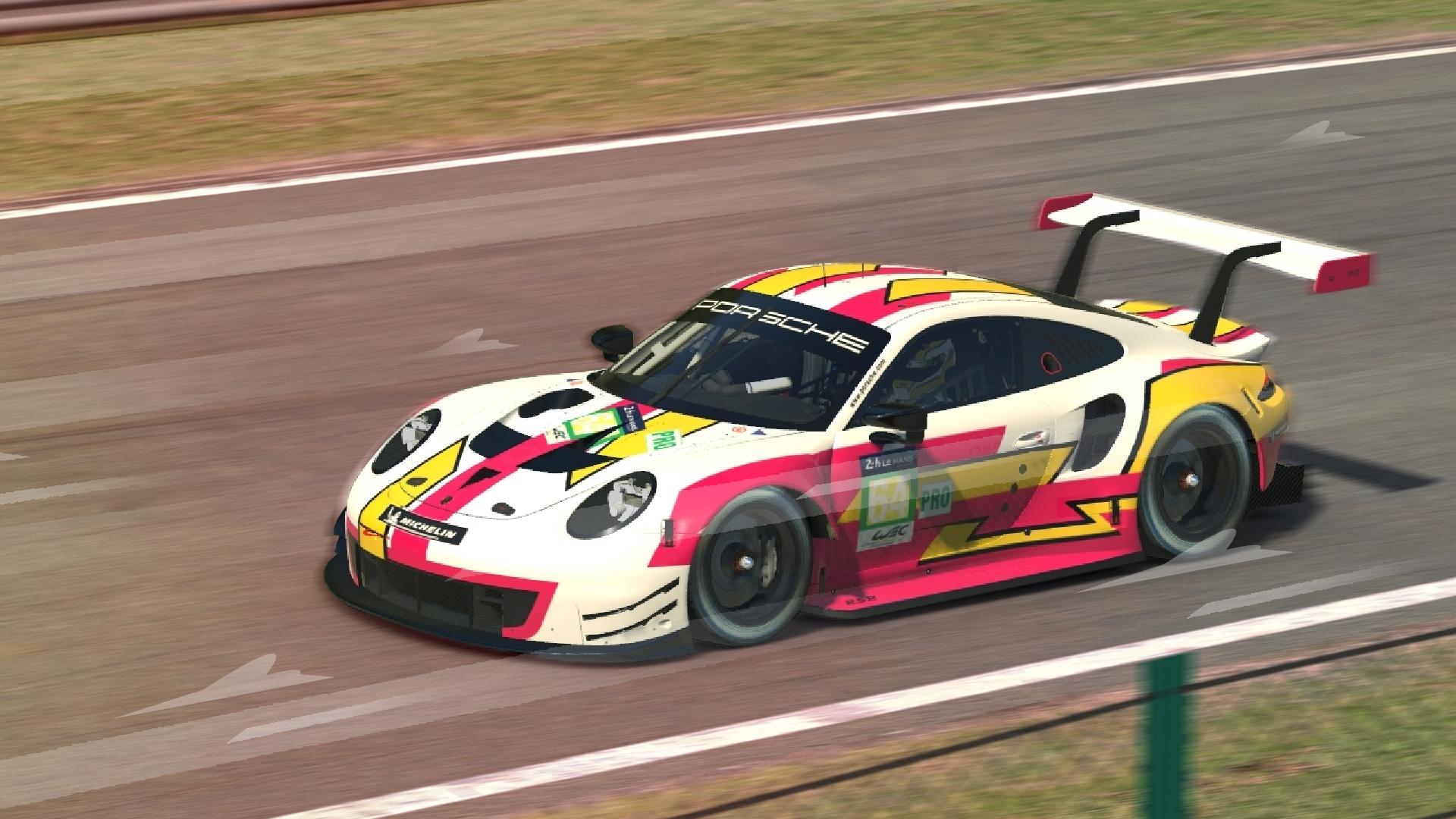Porsche 911 RSR - BLITZ by Wout Vanbrabant - Trading Paints