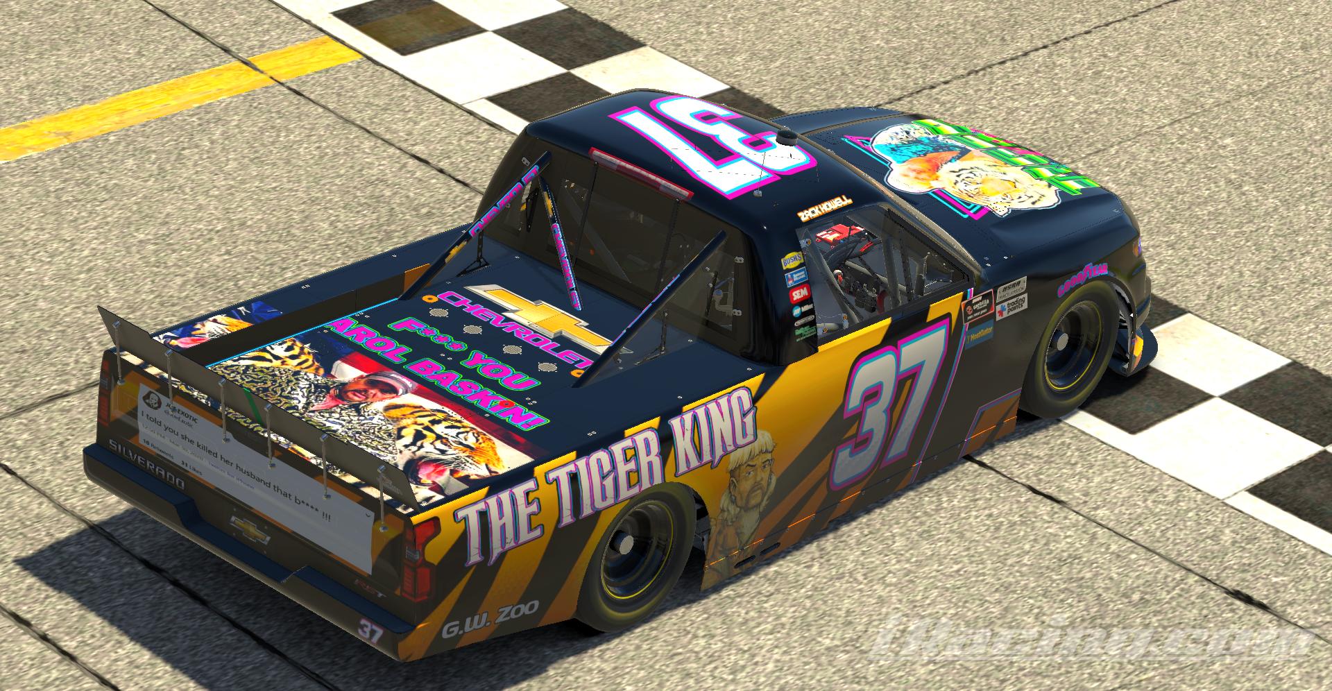 Zack Howell - The Tiger King by Christopher Darling - Trading Paints