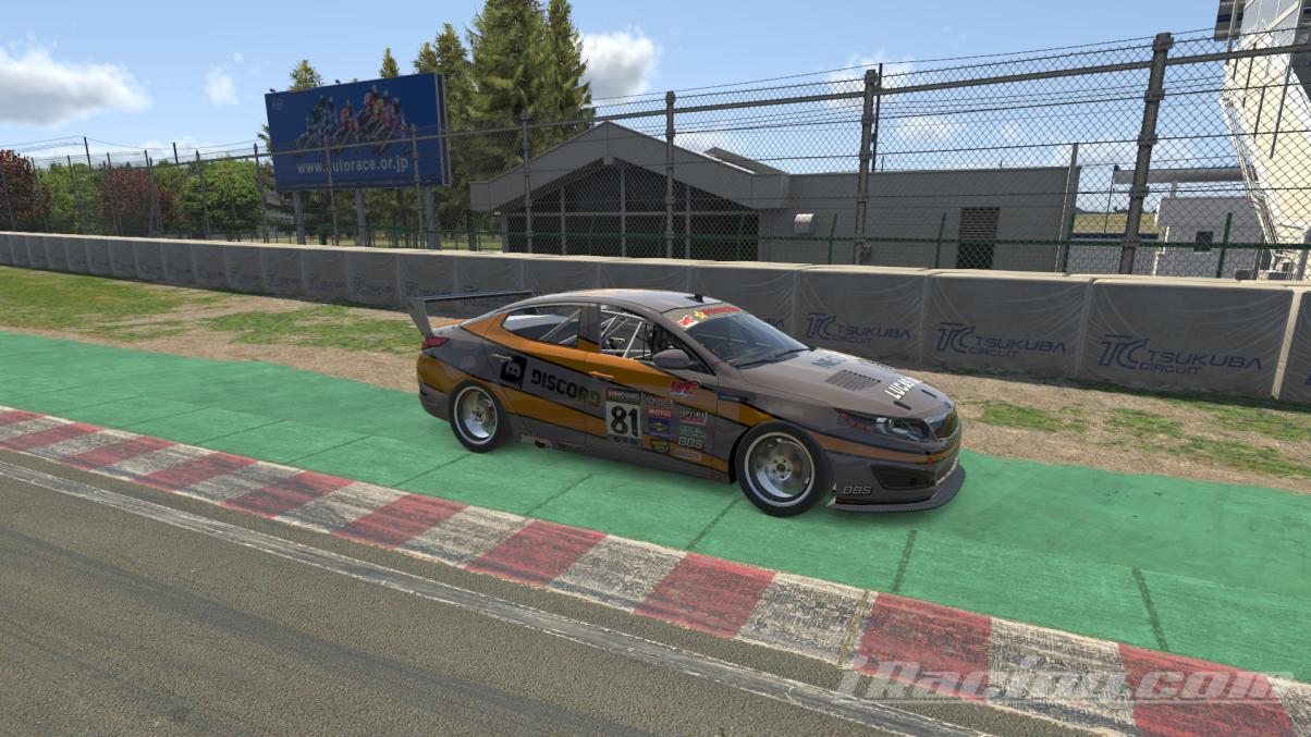 Kia Optima orange sim Racing (Grey) by Flynn Nicholson - Trading Paints