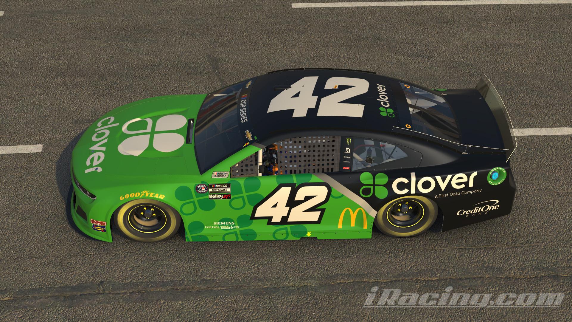 Kyle Larson - Clover Chevrolet Camaro ZL1 by Mike E Holloway - Trading ...