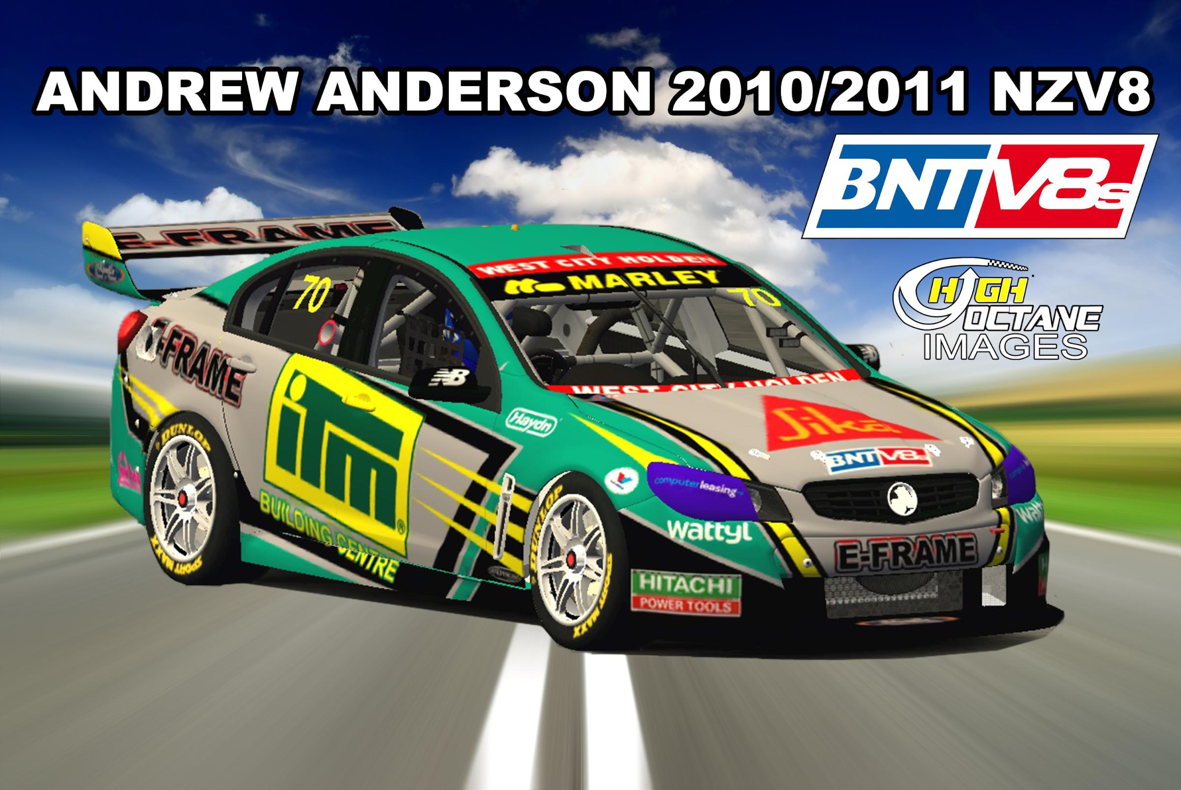 Andrew Anderson NZV8 2010/2011 by Matt Heywood - Trading Paints